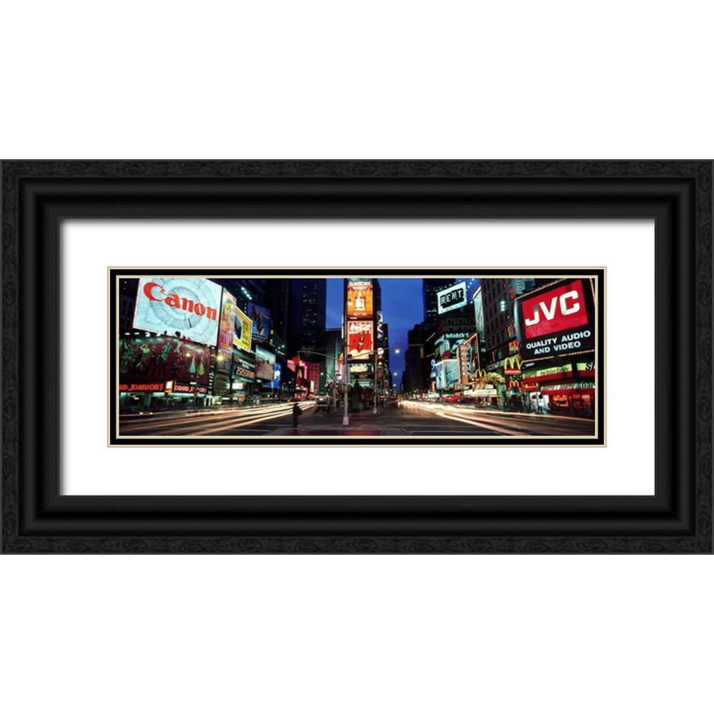 Berenholtz, Richard 32x13 Black Ornate Wood Framed with Double Matting ...