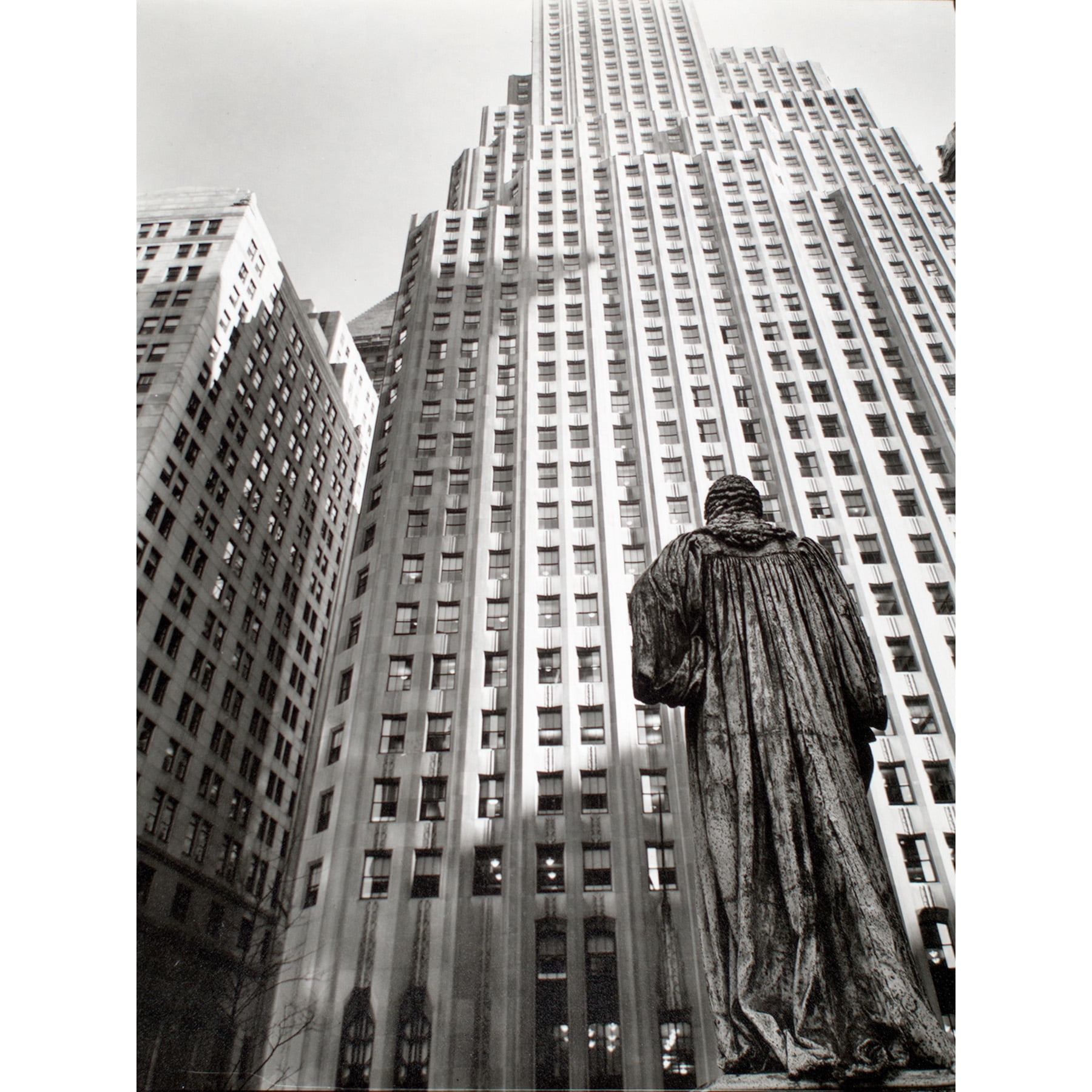 Berenice Abbott New York Statue City John Watts Trinity Skyscraper ...