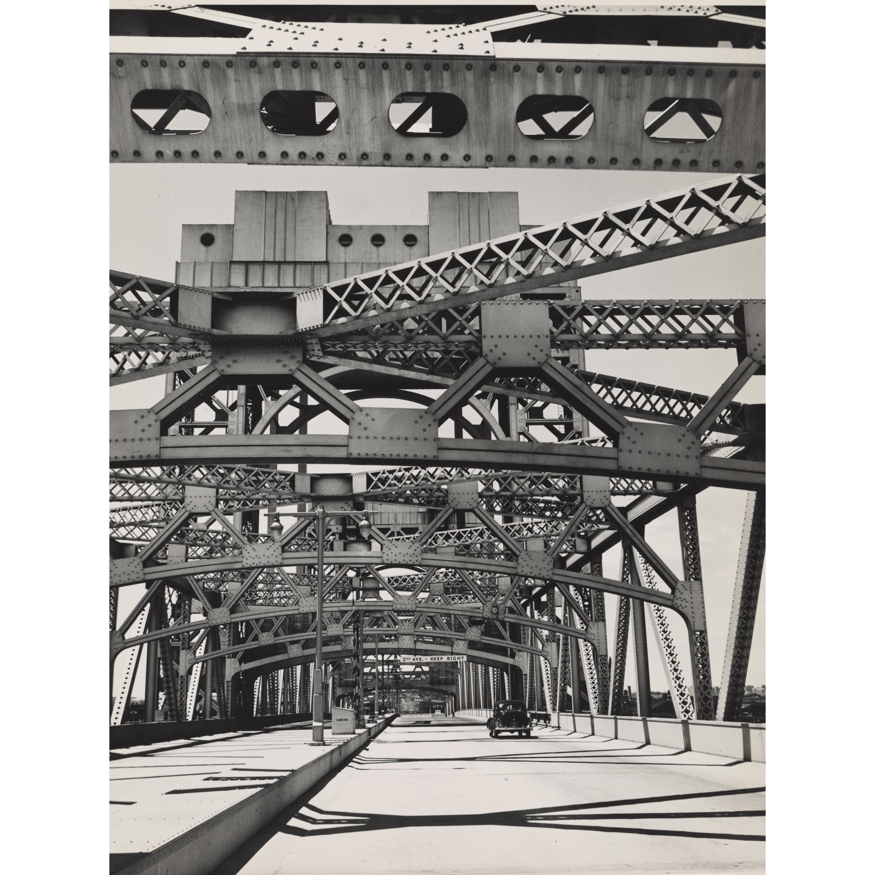 Berenice Abbott Triborough Bridge Steel New York Photo Extra Large Art ...