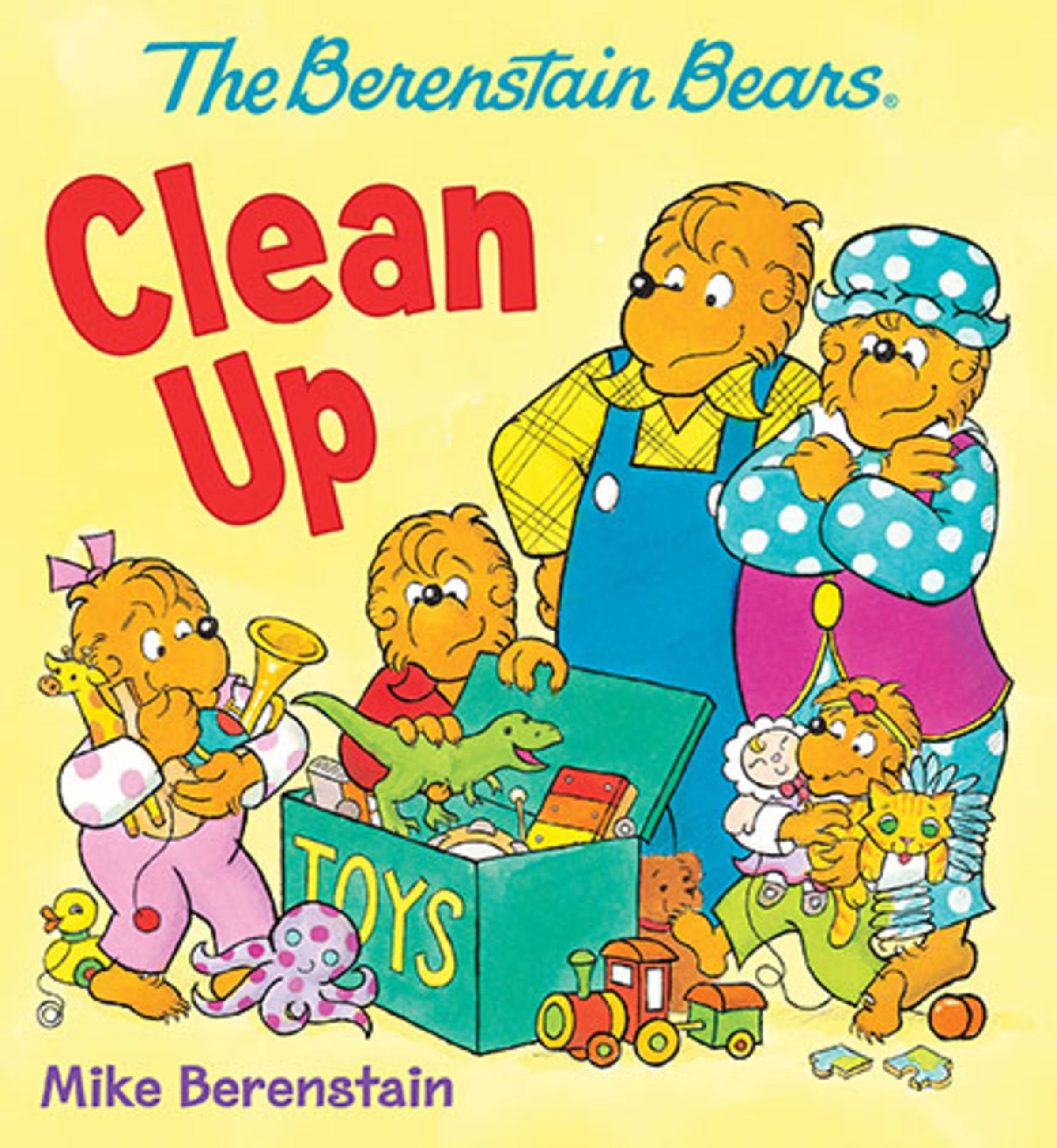 Berenstain Bears Clean Up (Board Book) - Walmart.com