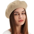Beret Hat Beret Cap Winter Artist Painter Hat Solid Color for Women ...