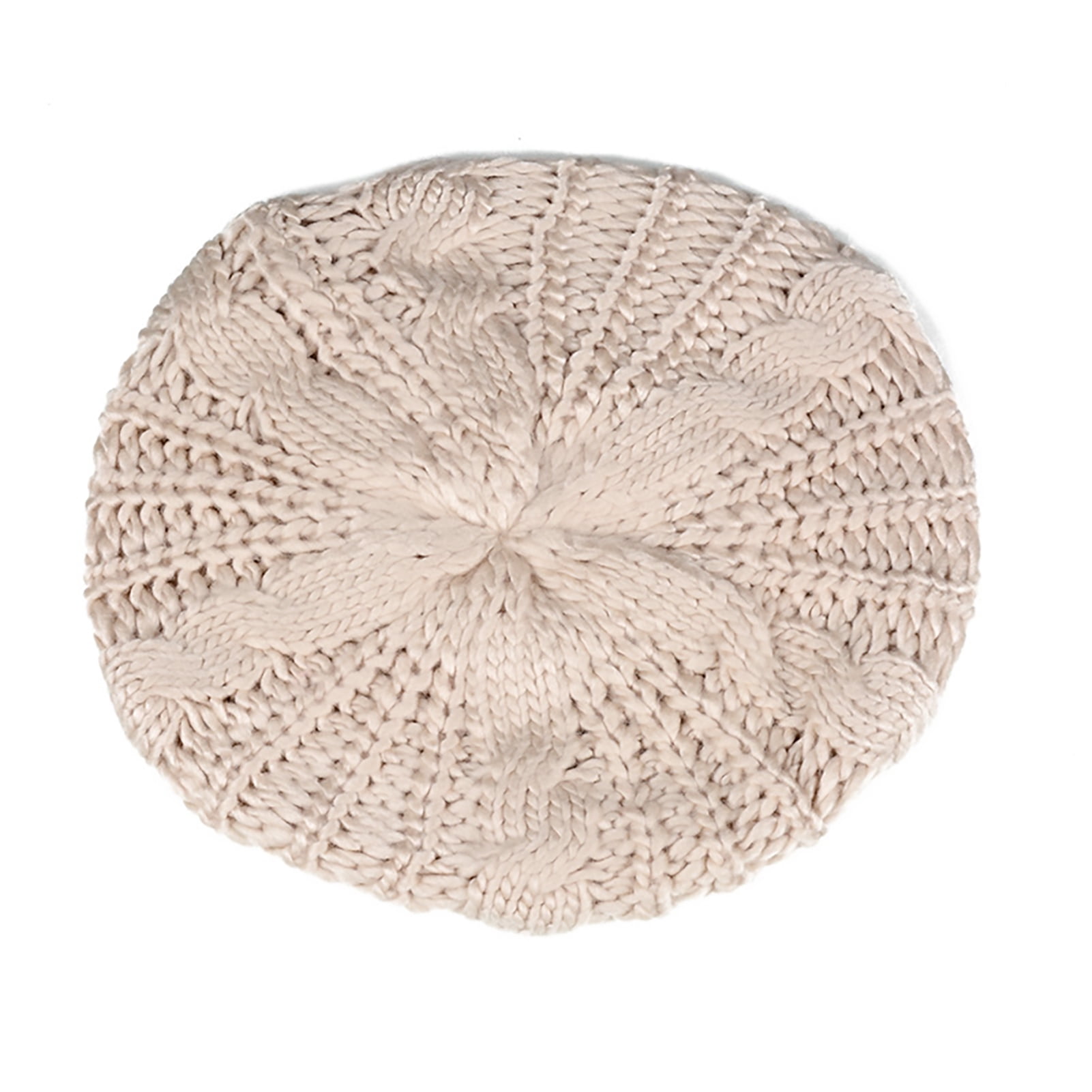 Beret Hat High Elastic Comfortable to Wear Convenient Women Plain Color ...