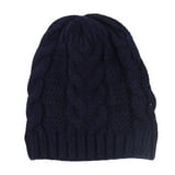 Beret Hats for Women Lady Knitted Wool Beret Baggy Beanie Crochet Hat ...
