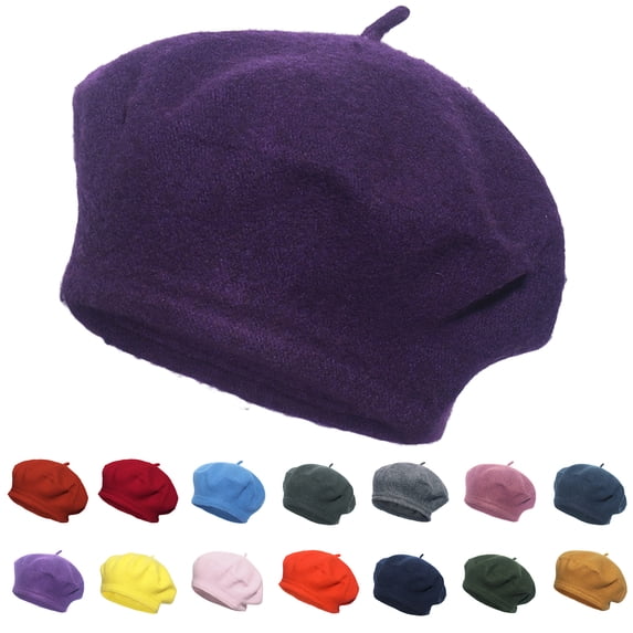 Berets for Women Classic French Beret Hats Solid Color Artist Style ...