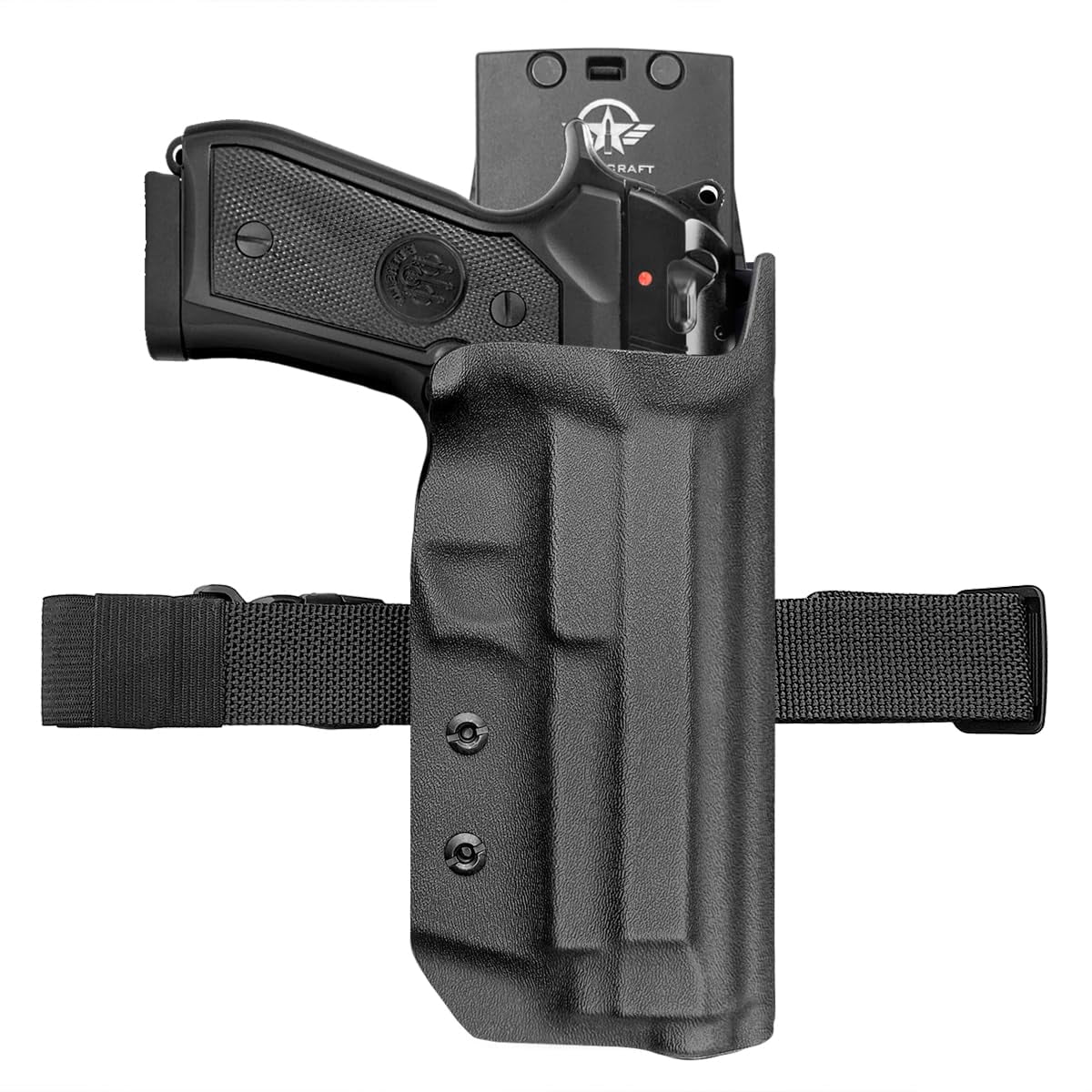 Beretta 92FS 92A1 96A1 Holster OWB Kydex Holster Custom Fit: Beretta 92 FS / 92 A1 / 96 A1 ...