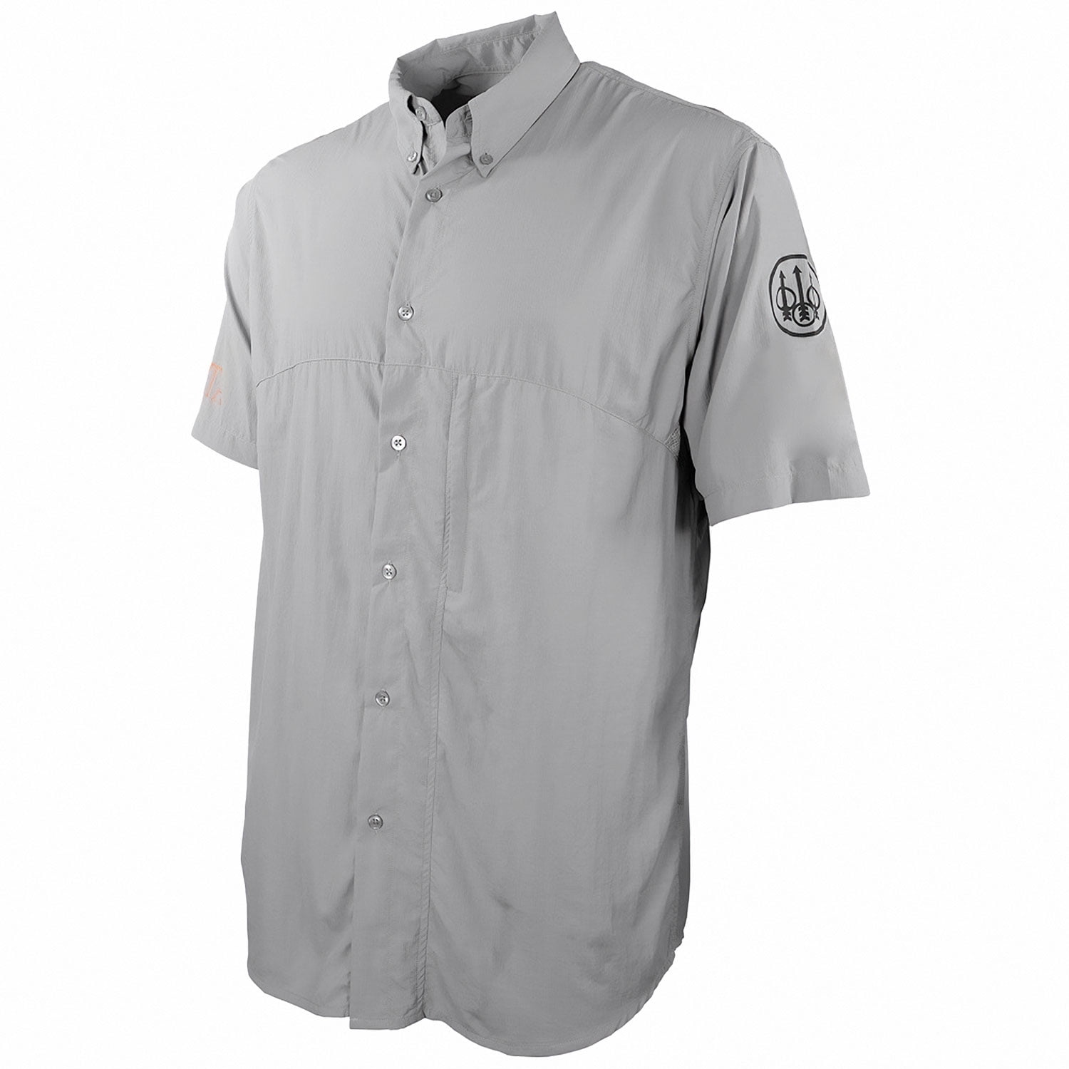 Beretta Buzzi Shooting S/S Shirt (L)- Lt. Grey - Walmart.com