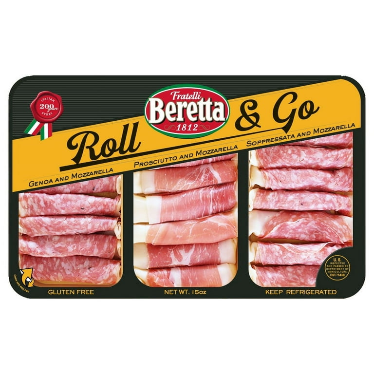 Beretta Roll Go Salame And Mozzarella Cheese, 56% OFF