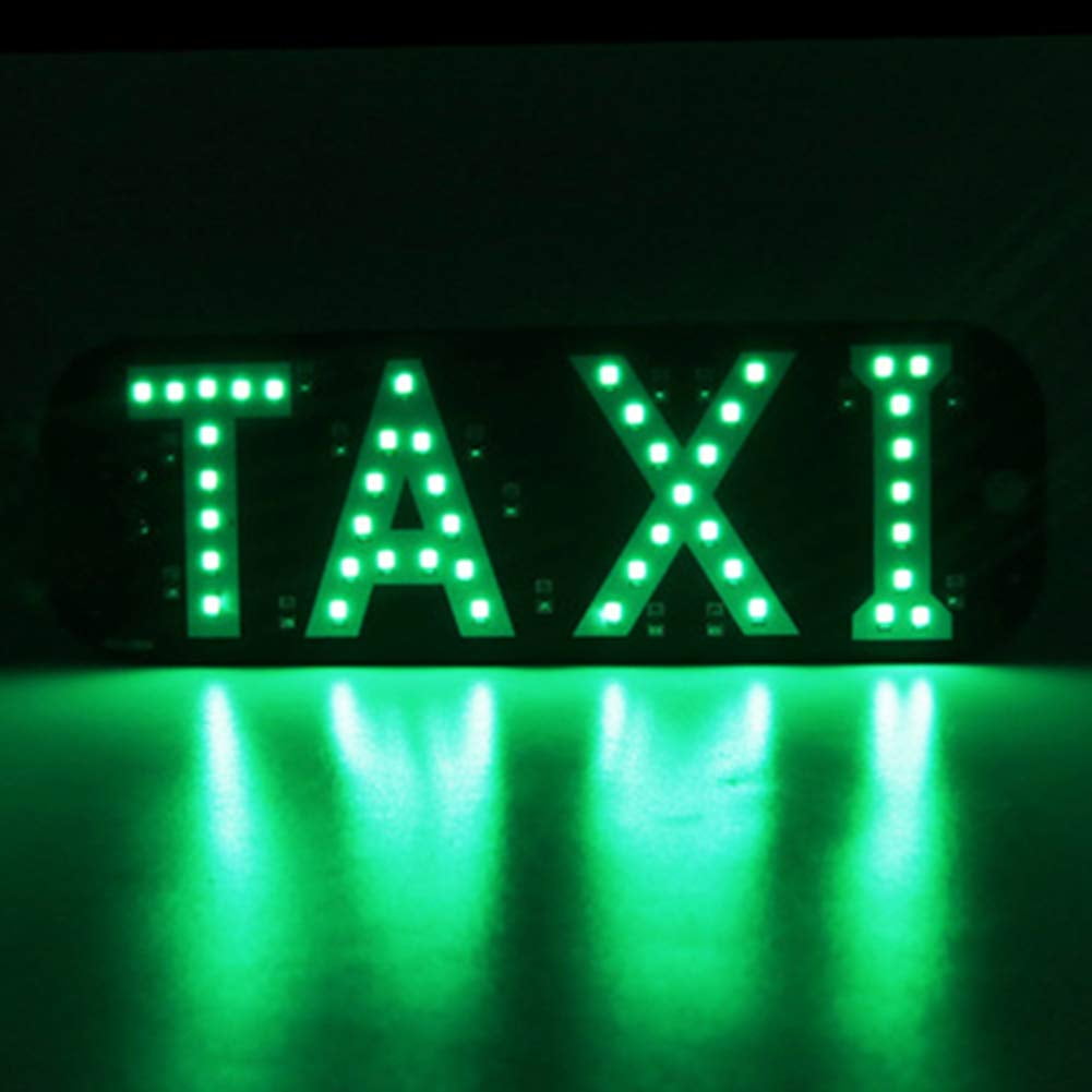Berfi Life LED Taxi Light Sign, LED Indicator Lights Cab Top Sign ...