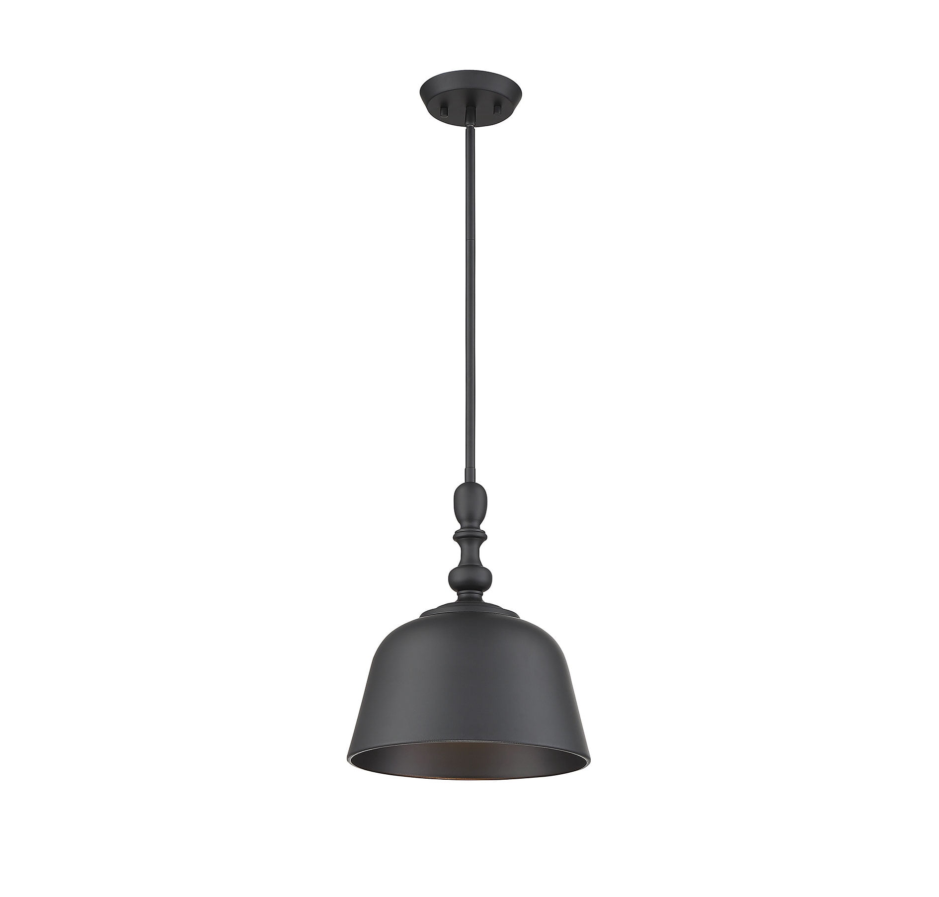 Berg 1-Light Pendant in Matte Black - Walmart.com