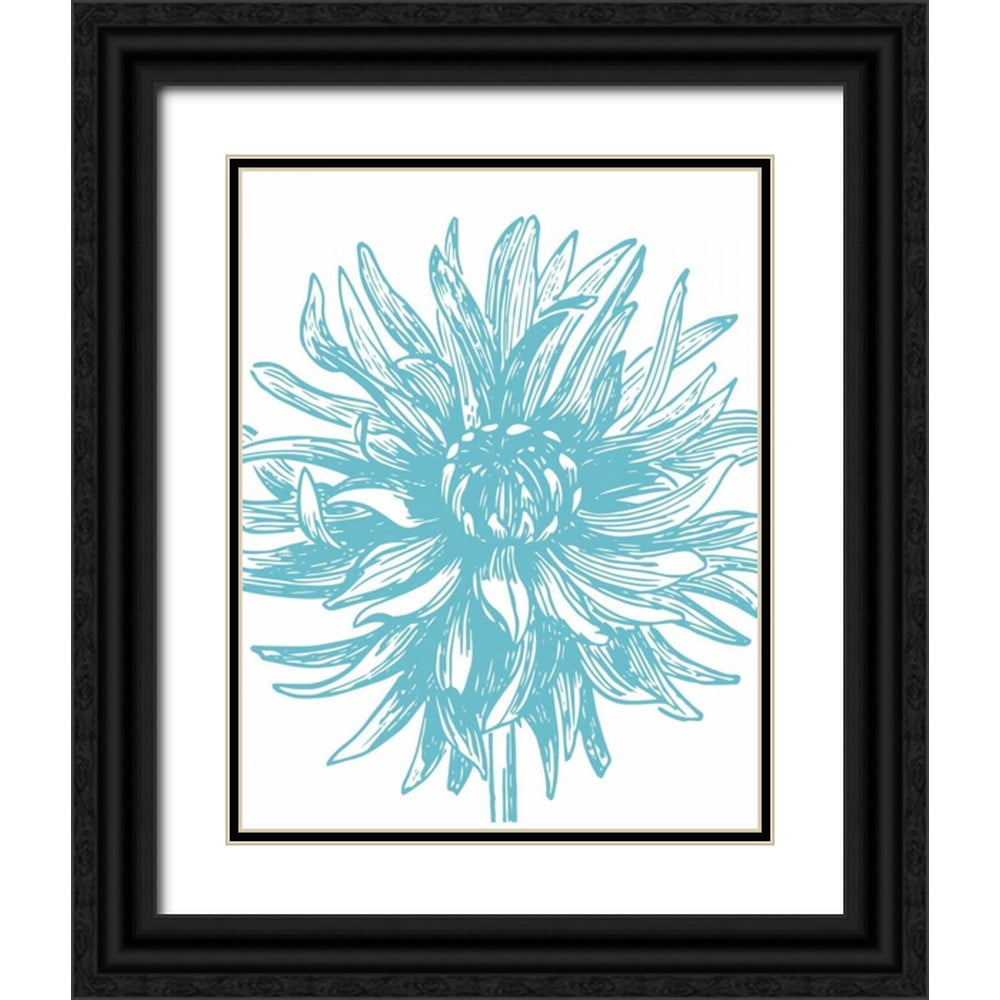 Berg, Sabine 12x14 Black Ornate Wood Framed with Double Matting Museum ...