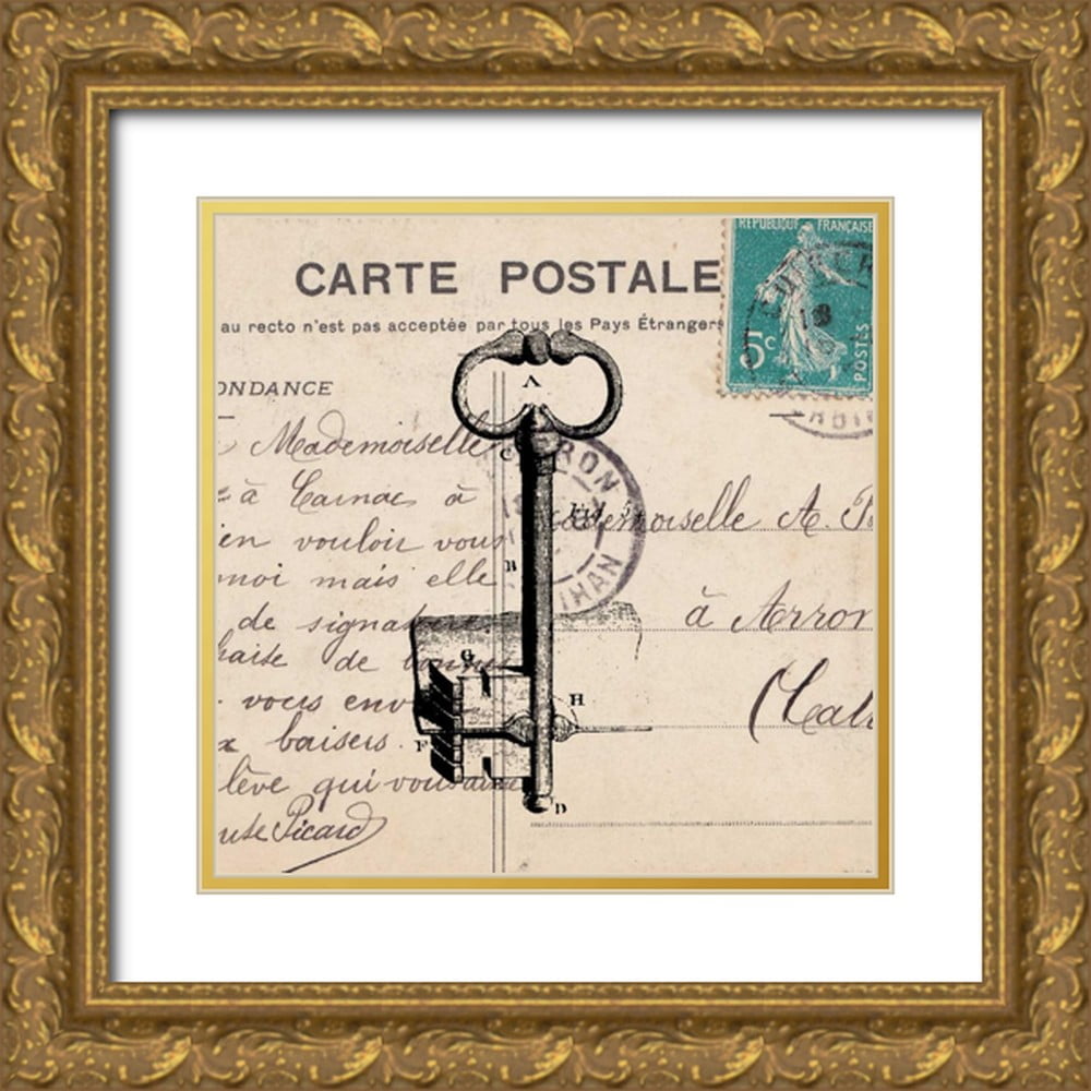 Berg, Sabine 26x26 Gold Ornate Wood Framed with Double Matting Museum ...