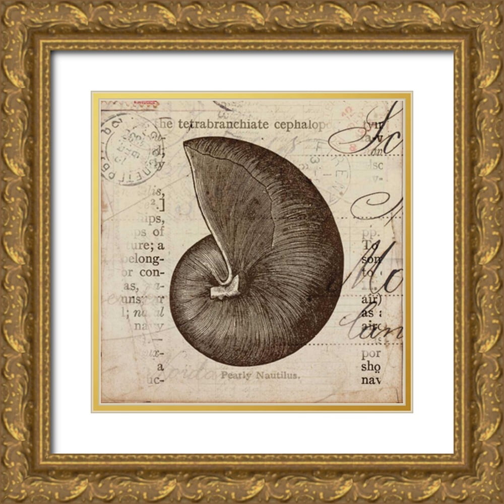Berg, Sabine 26x26 Gold Ornate Wood Framed with Double Matting Museum ...