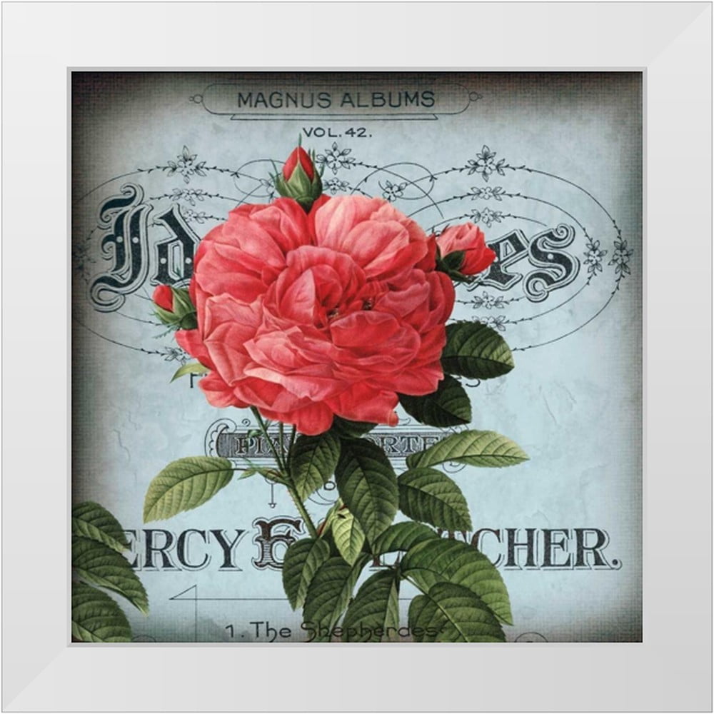 Berg, Sabine 26x26 White Modern Wood Framed Museum Art Print Titled ...