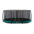 Berg Grand Champion 17Ft In-Ground Oval Trampoline with Deluxe Safety ...