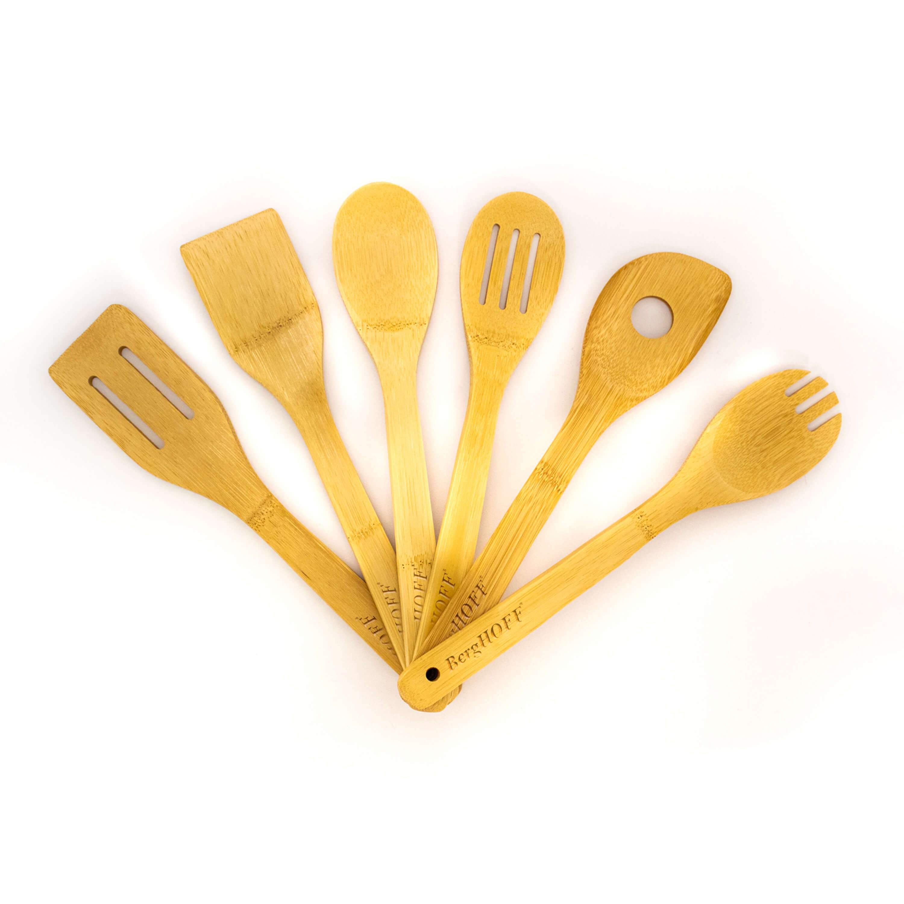 BergHOFF Bamboo 6Pc Utensils Set, Natural - Walmart.com