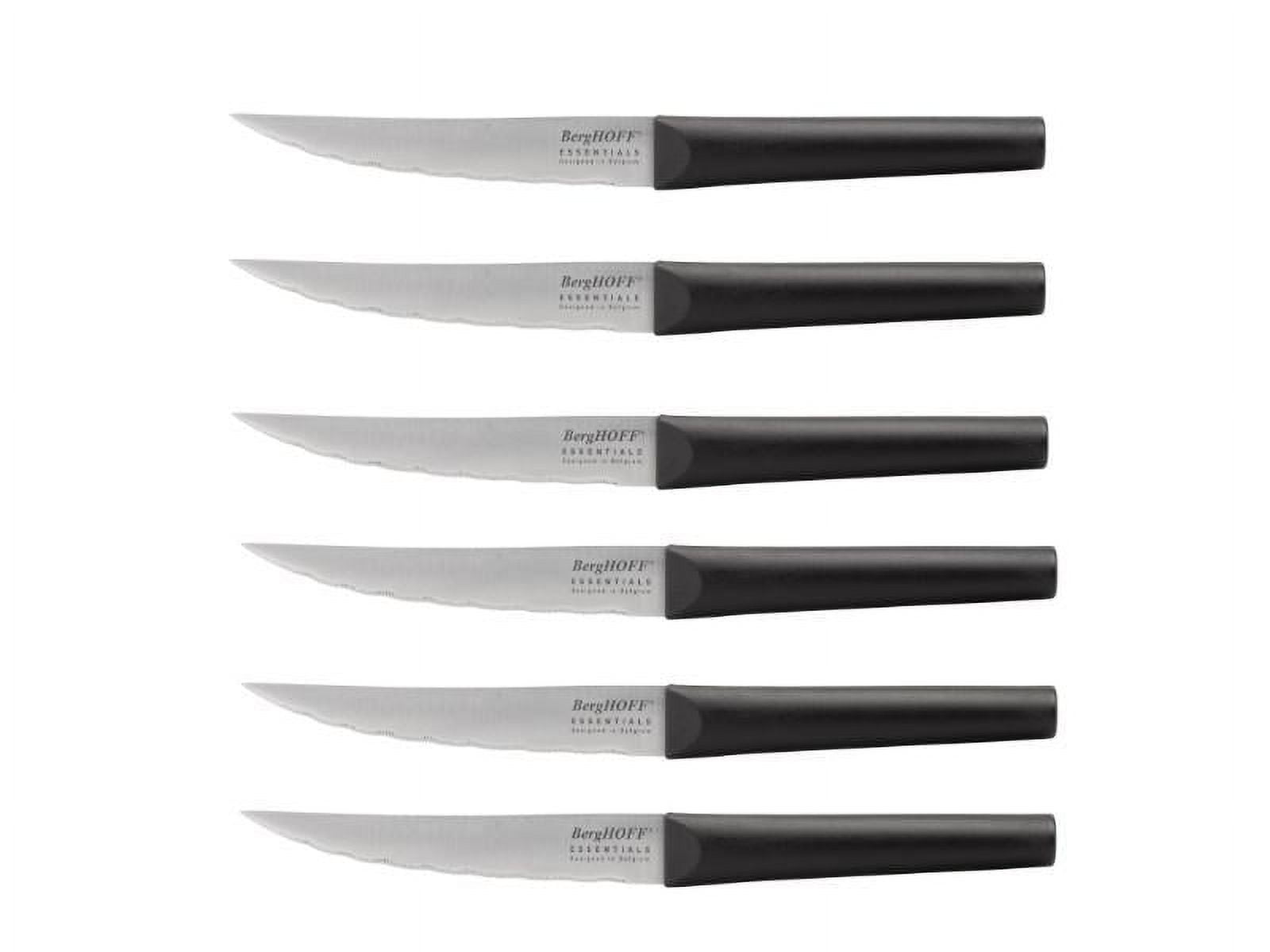 BergHOFF Eclipse 9" Stainless Steel Steak Knife, Set of 6 - Walmart.com