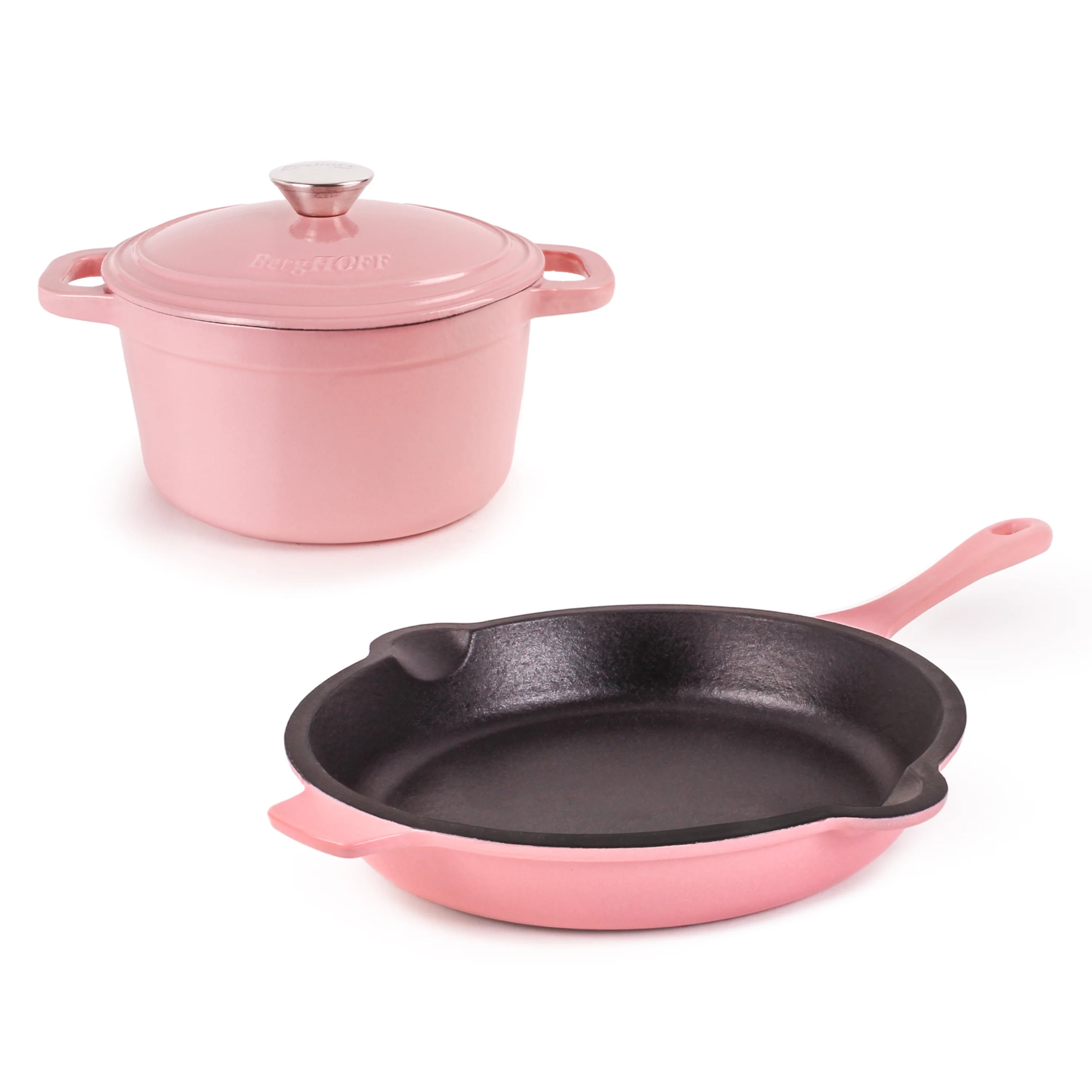 BergHOFF Neo Cast Iron 3Pc Cookware Set, 3Qt Covered Dutch Oven & 10 ...