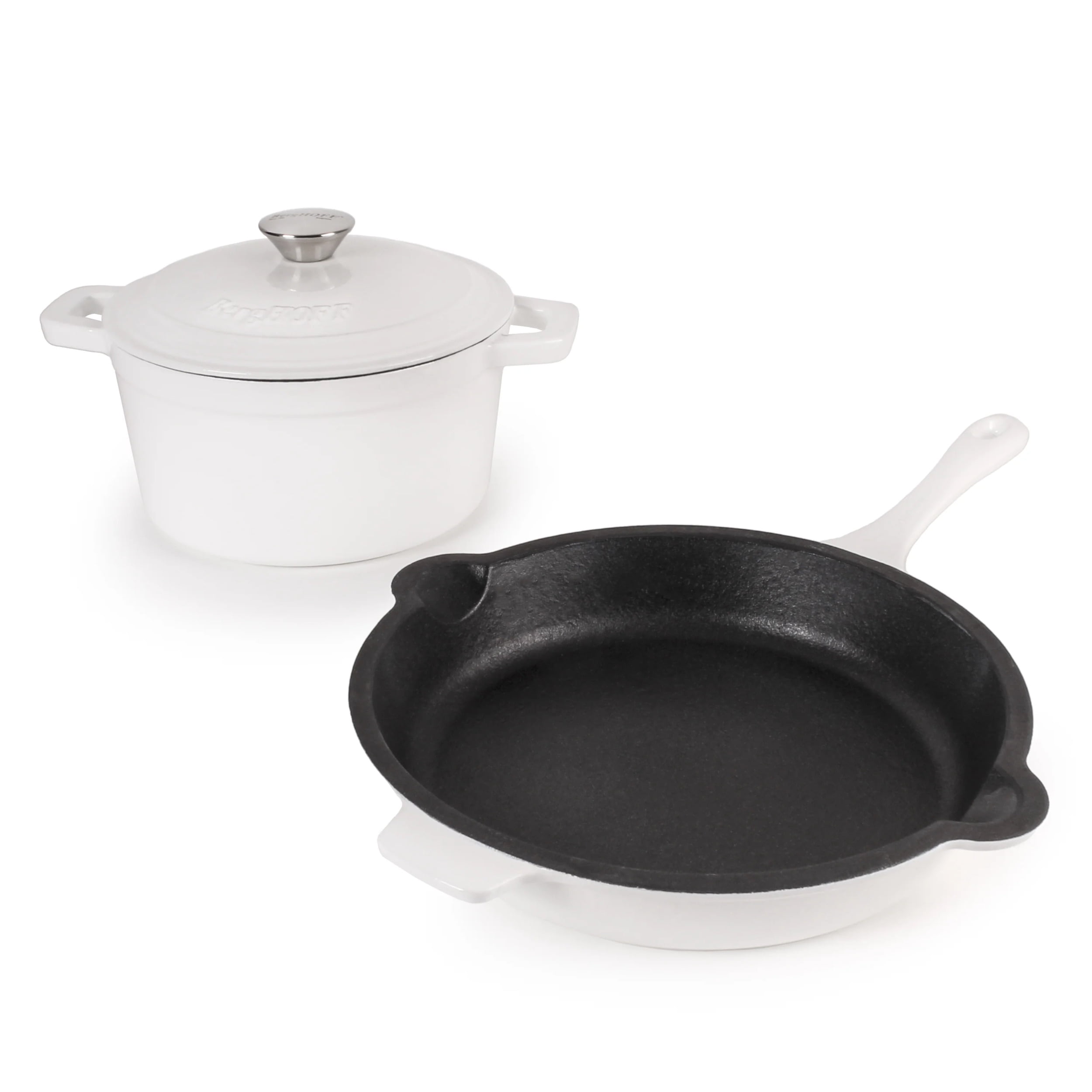 BergHOFF Neo Cast Iron 3Pc Cookware Set, 3Qt Covered Dutch Oven & 10 ...