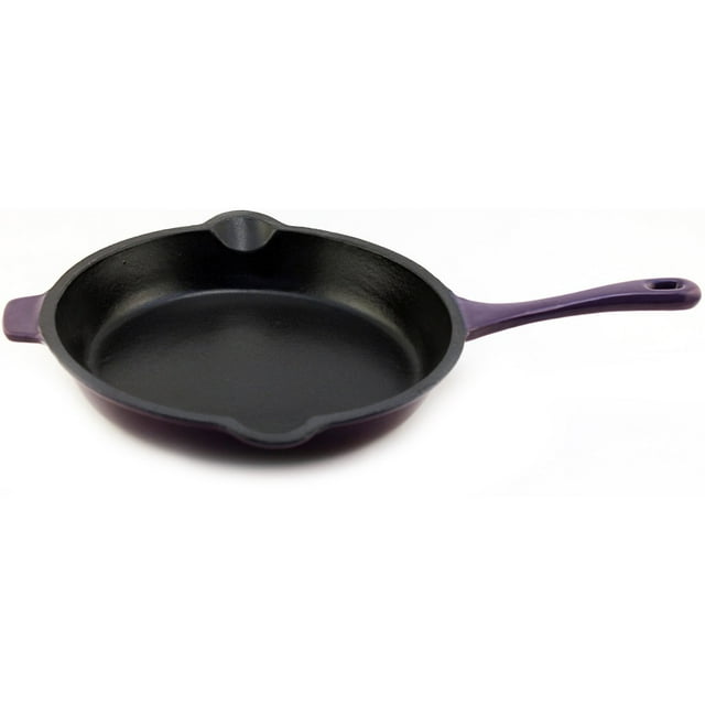 BergHOFF Neo Cast Iron Fry Pan, 10", Purple - Walmart.com
