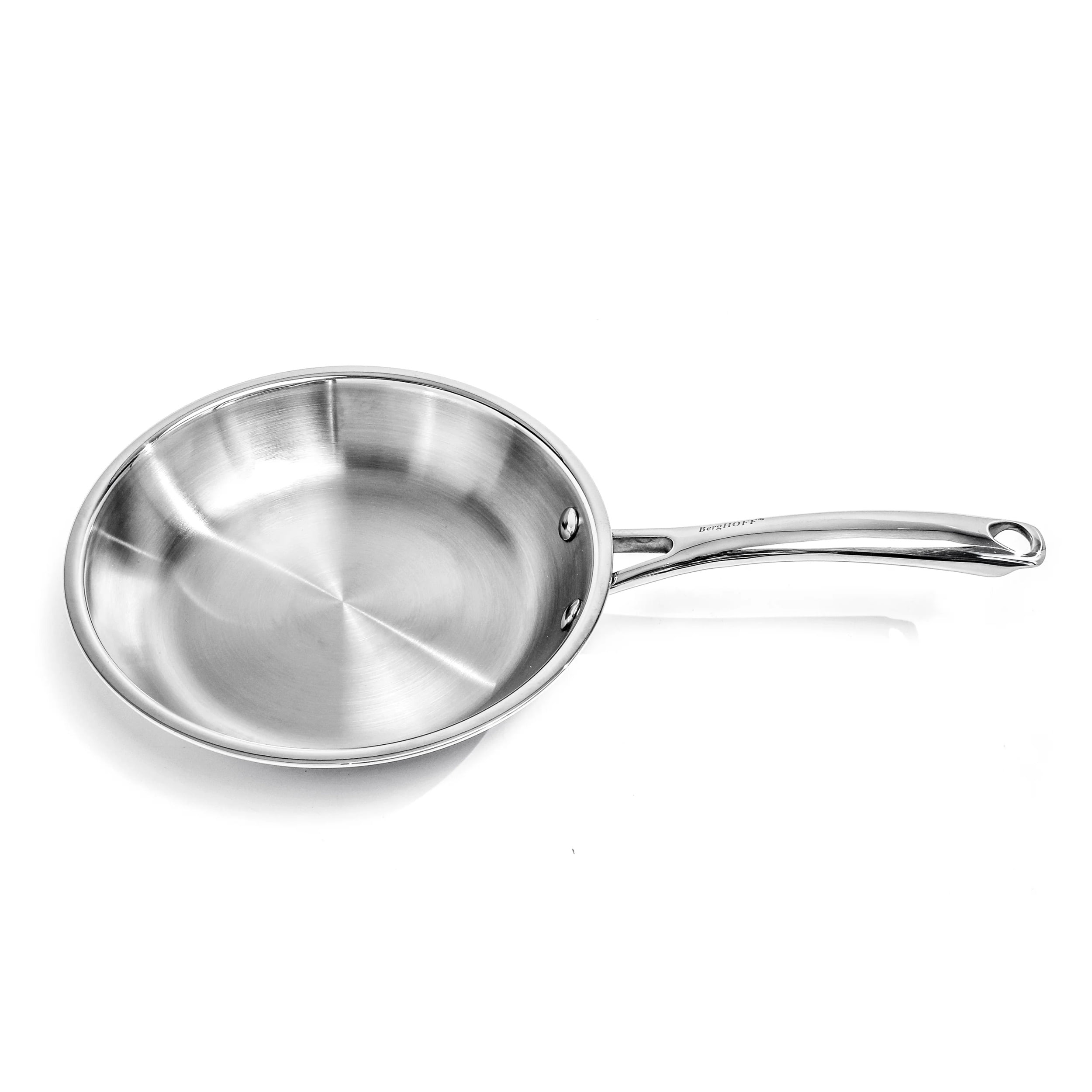 BergHOFF Professional Stainless Steel 10/18 Tri-Ply 8'' Frying Pan ...