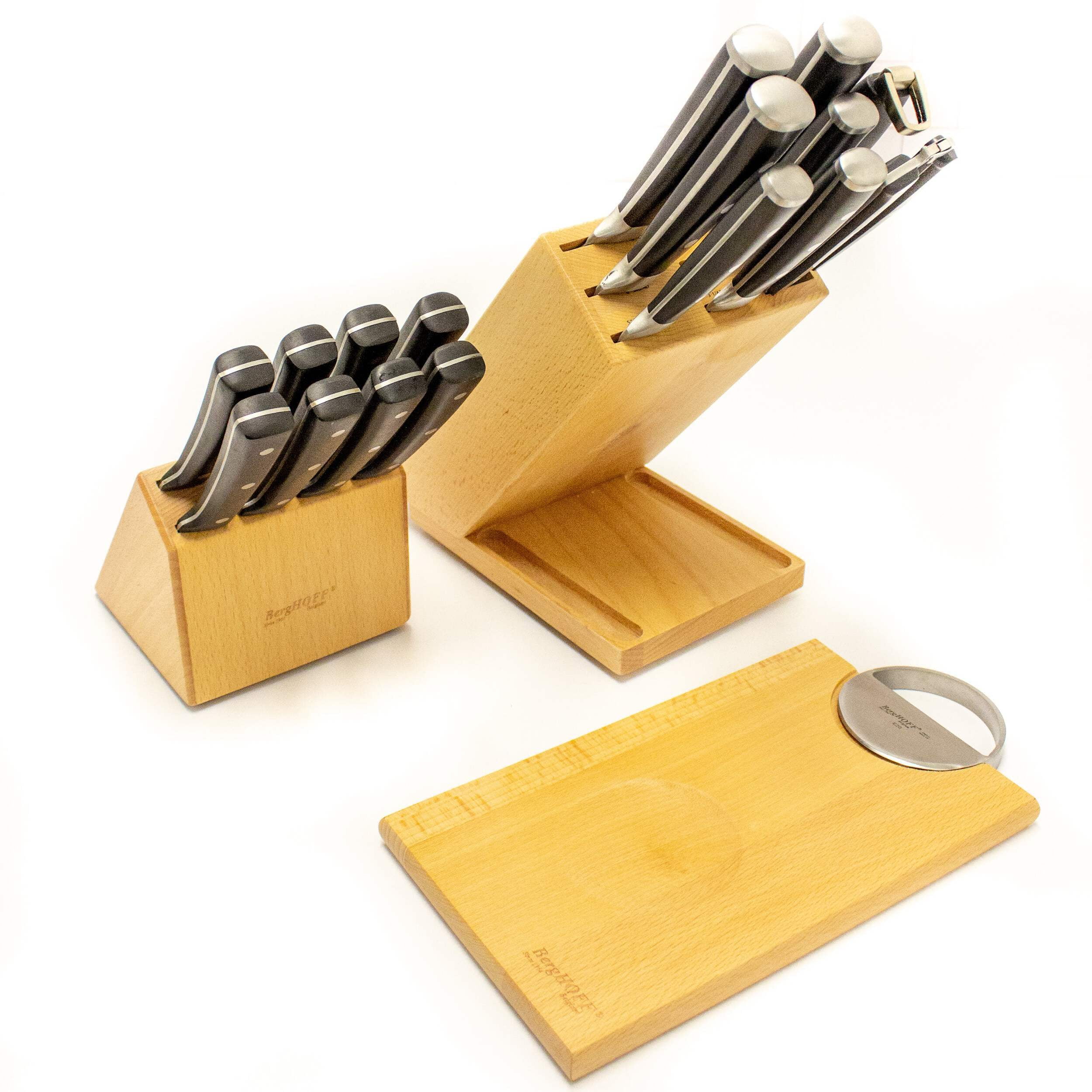 BergHOFF 20pc Stainless Steel Smart Knife Block Set - Walmart.com