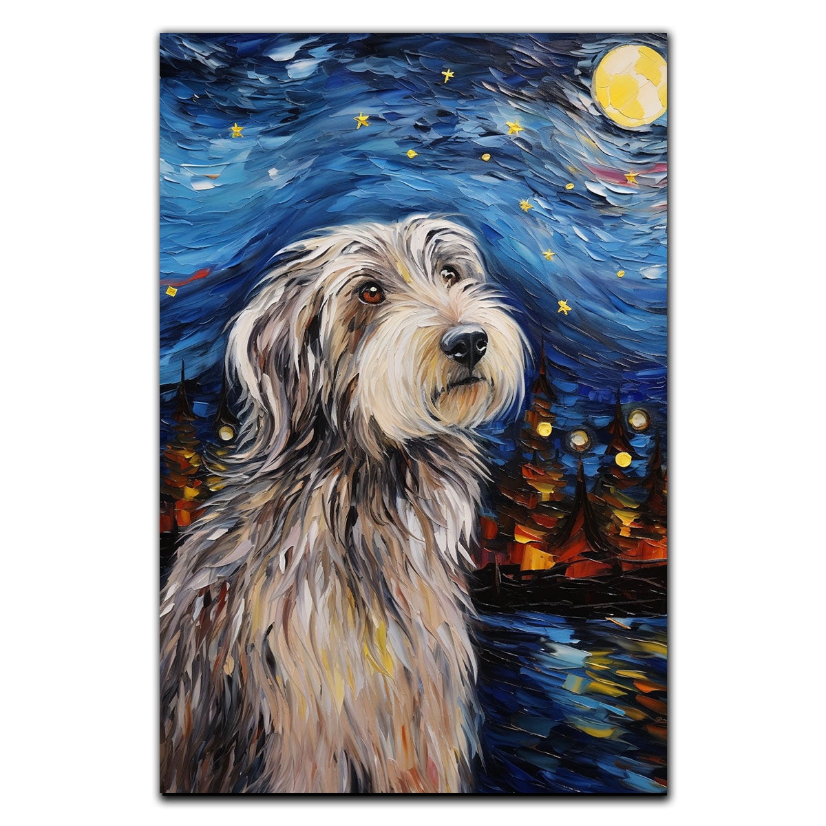 Bergamasco Sheepdog Paintings Canvas for Wall Decorations - Paintings ...