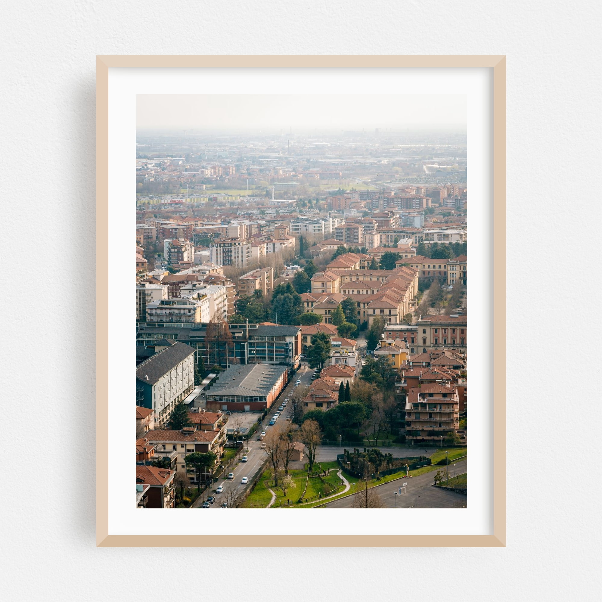 Over Bergamo 01 - Bergamo Lombardy Italy Photography Cityscape ...