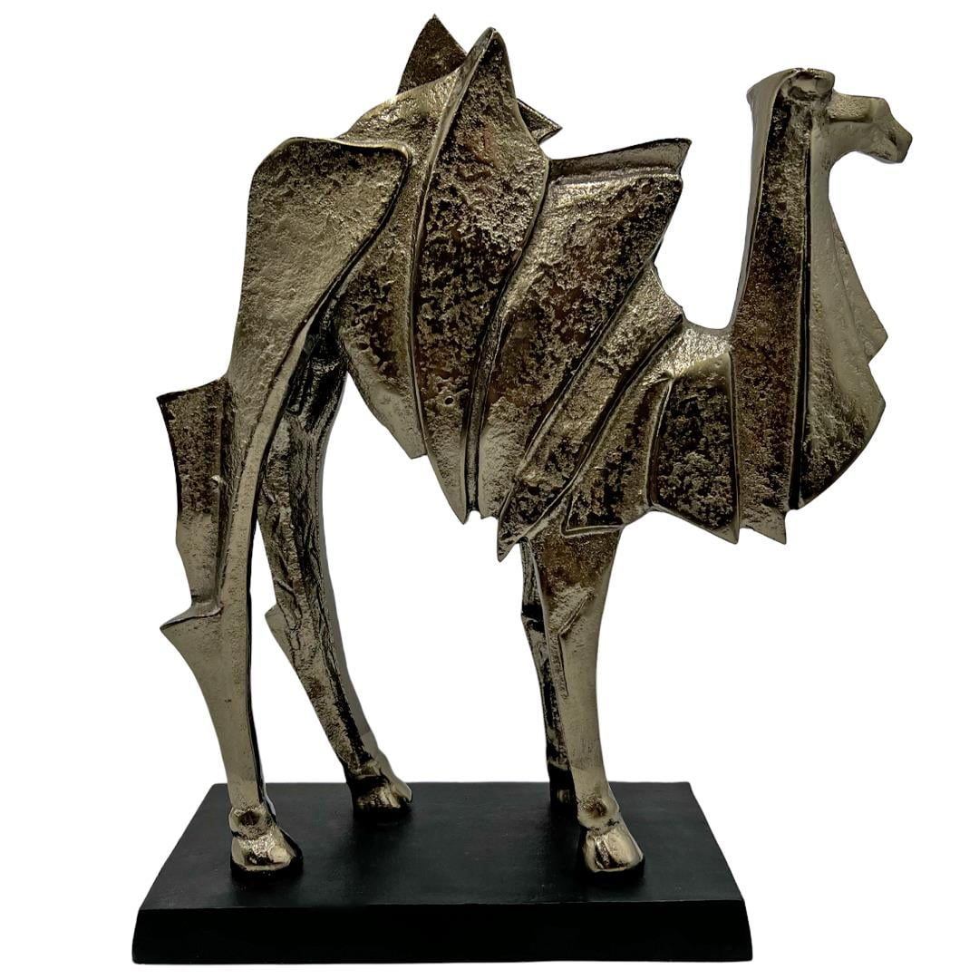 Bergamo Art 18 Inch Tall Handmade Aluminum Abstract Camel Sculpture in ...