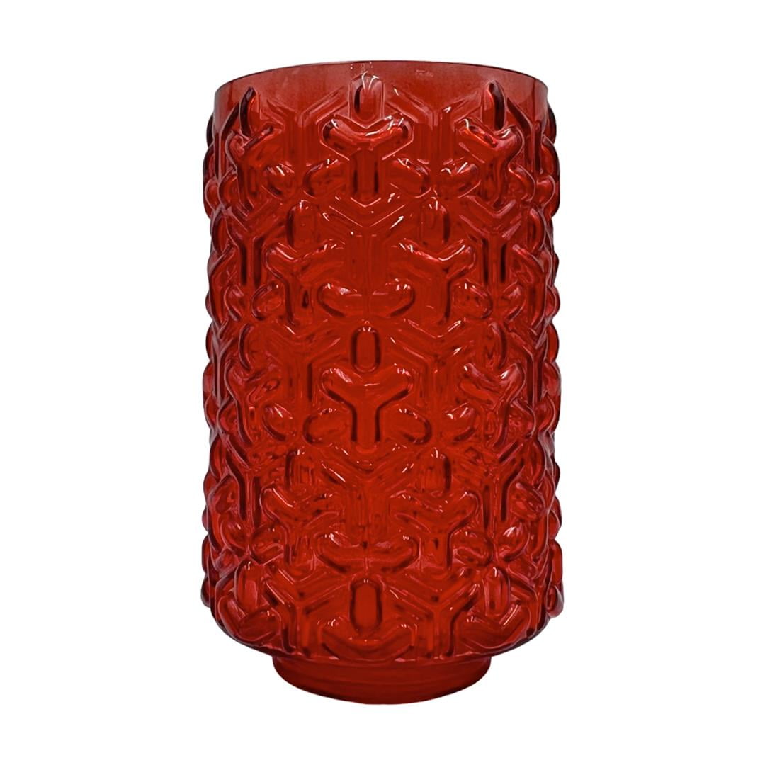 Bergamo Art 8 Inch Tall Decorative Handmade Glass Modern Flower Vase in ...