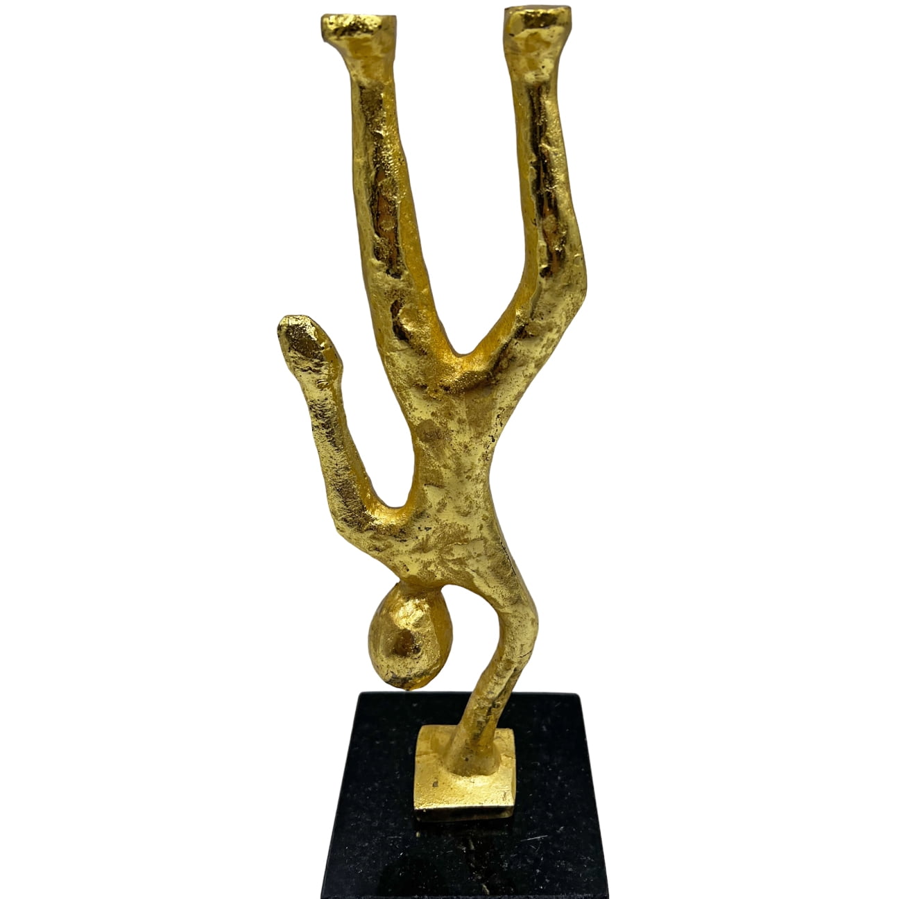 Bergamo Art Handmade Metal 12 inch Abstract Upside Down Person ...