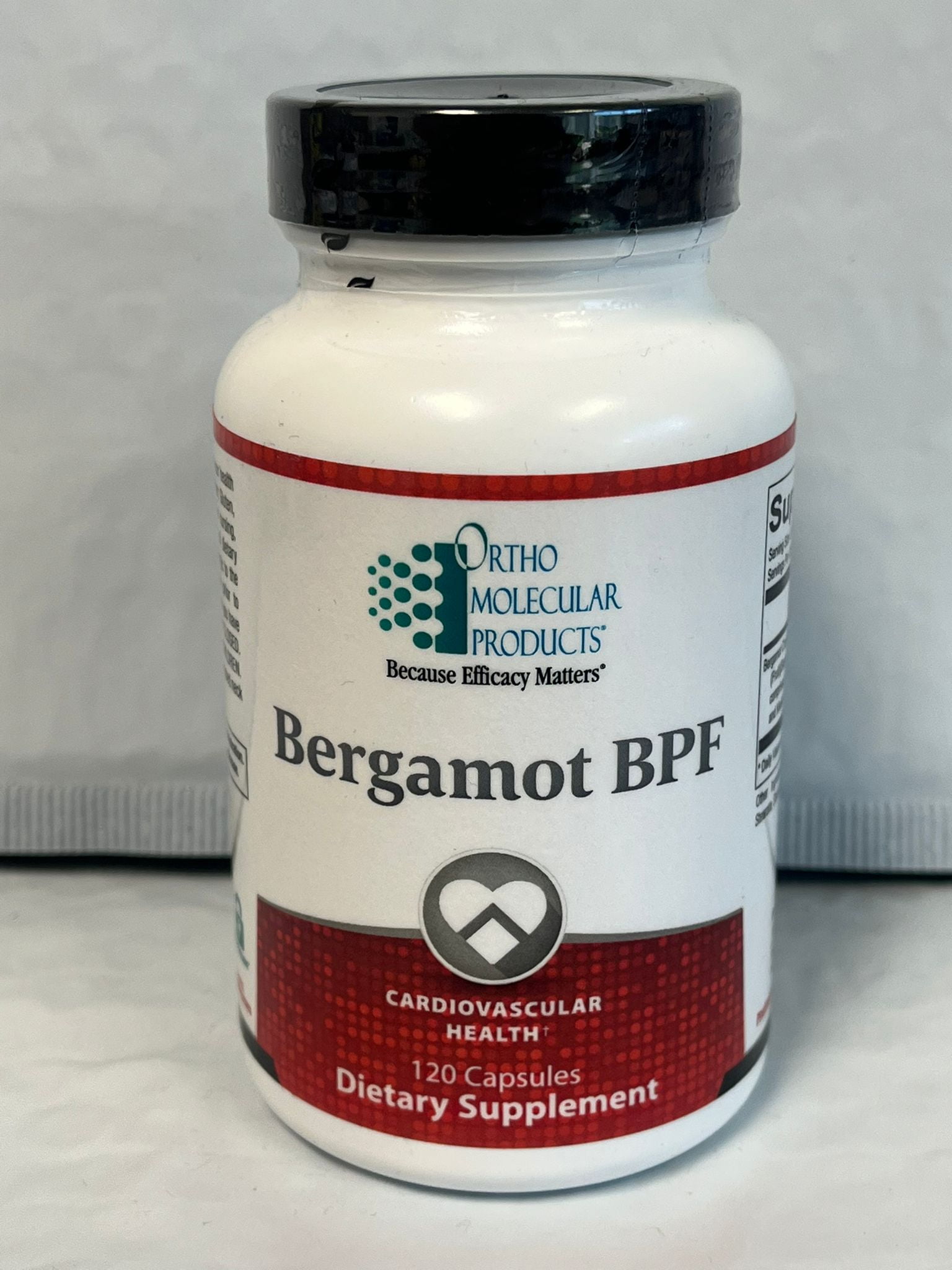 Ortho Molecular Bergamot BPF 120 Capsules, Cholesterol and Cardio ...
