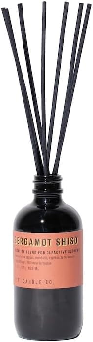 Bergamot Shiso Alchemy Scented Rattan Reed Diffuser (3.5 fl oz) Smoky ...