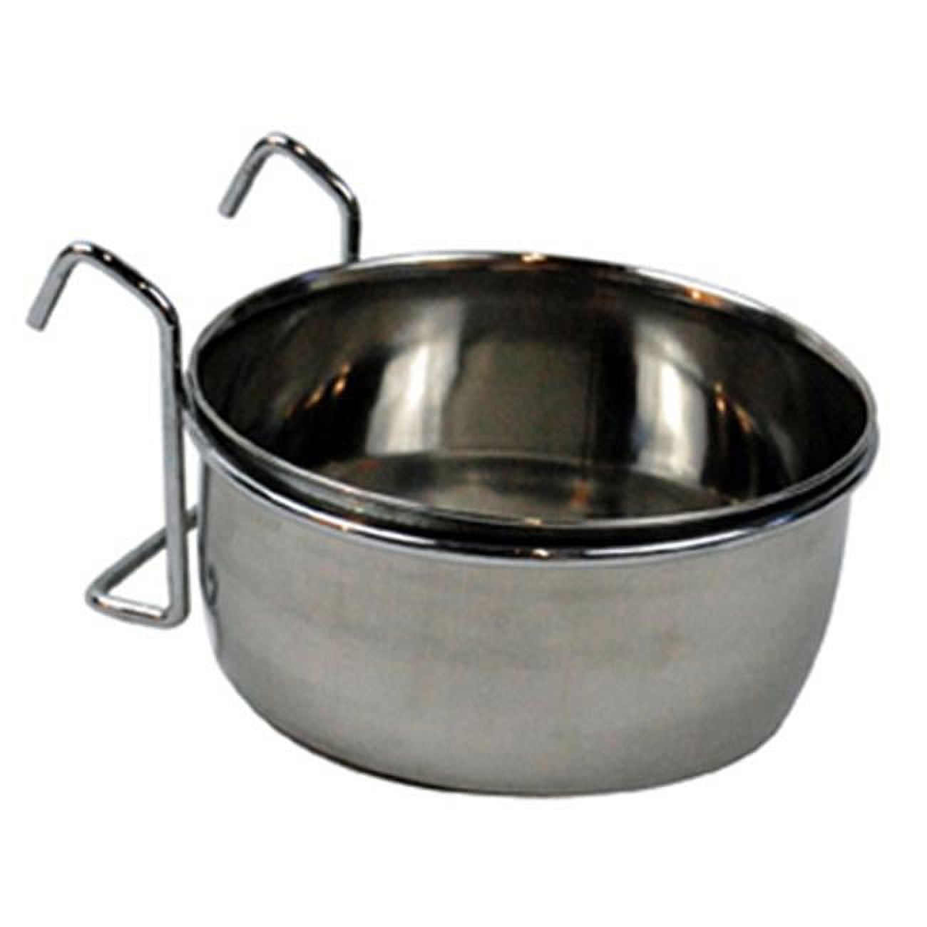 Bergan 90448 3 Cup Stainless Steel Kennel Bowl Pack of 6 - Walmart.com
