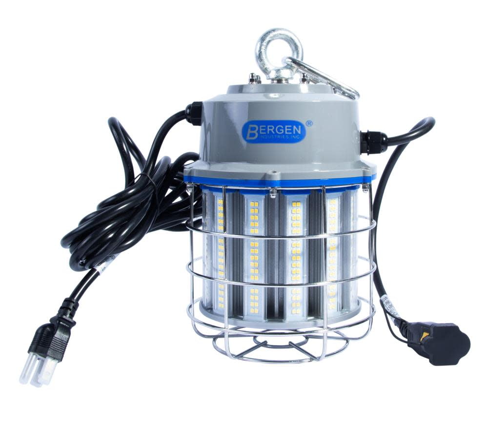 Bergen Industries High Bay Temporary Plug-In Work Light 100W Led 12000 ...