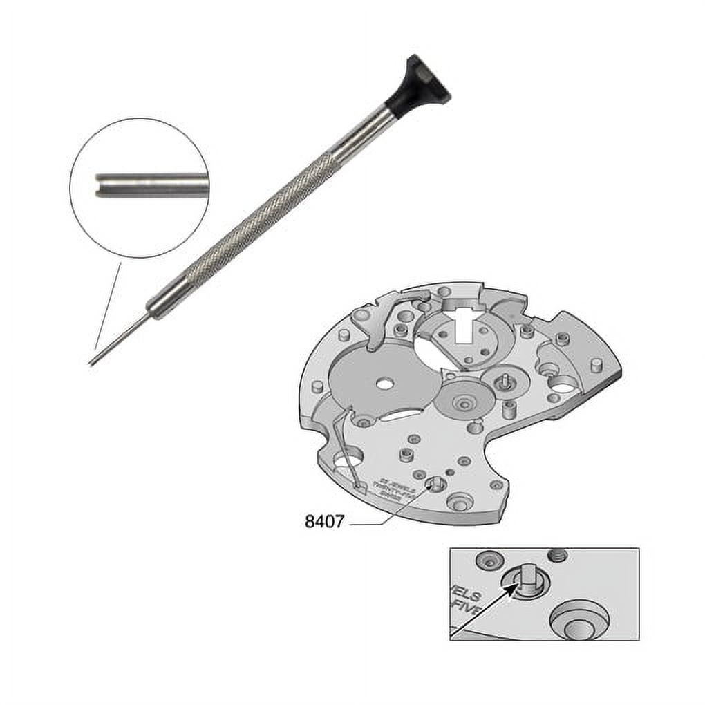 Bergeon 31081-EX-7750 special screw excenter for ETA / Valjoux 7750 ...
