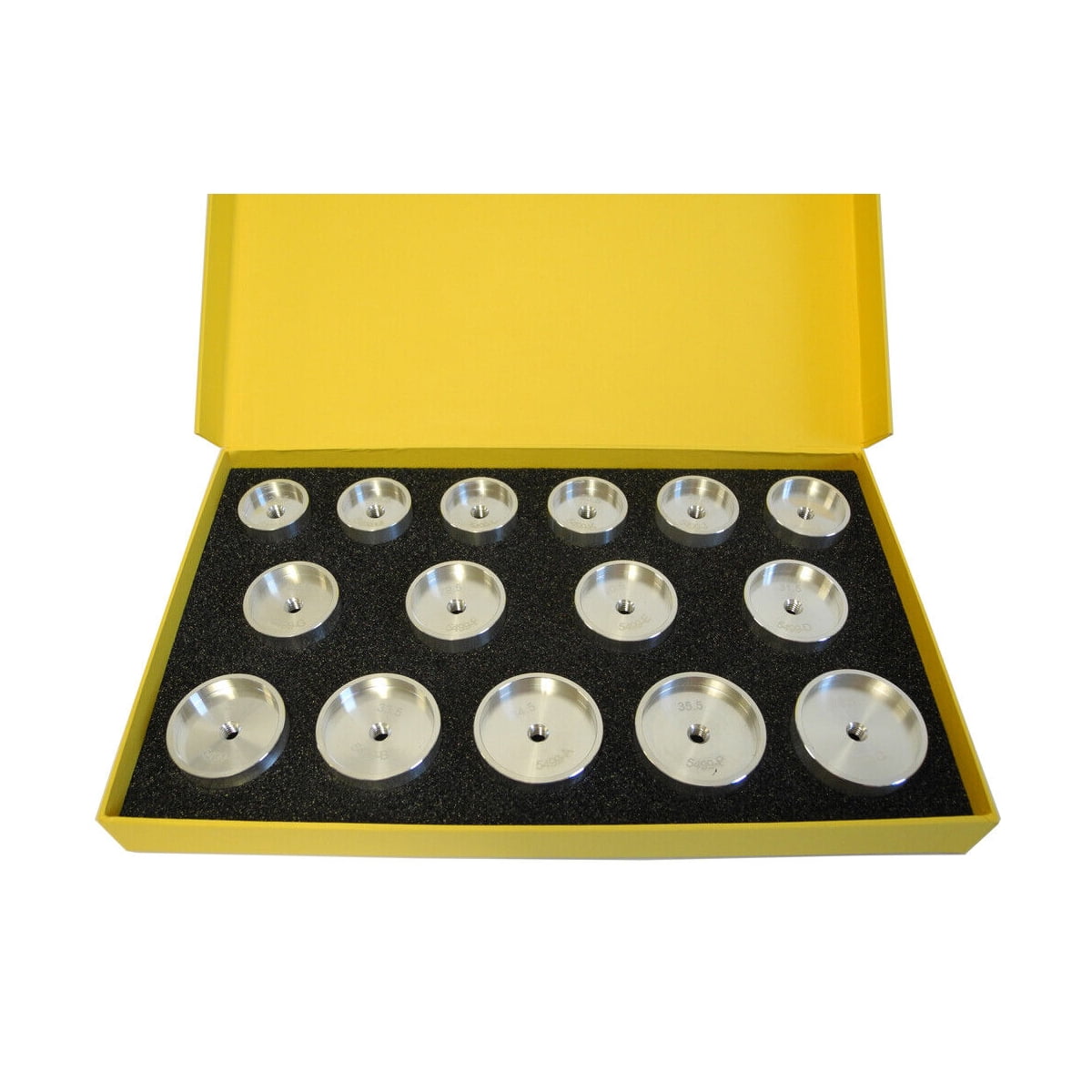 Bergeon 5499-15 set of 15 stake swith straight edges (Ø 22 - 36,5 mm ...