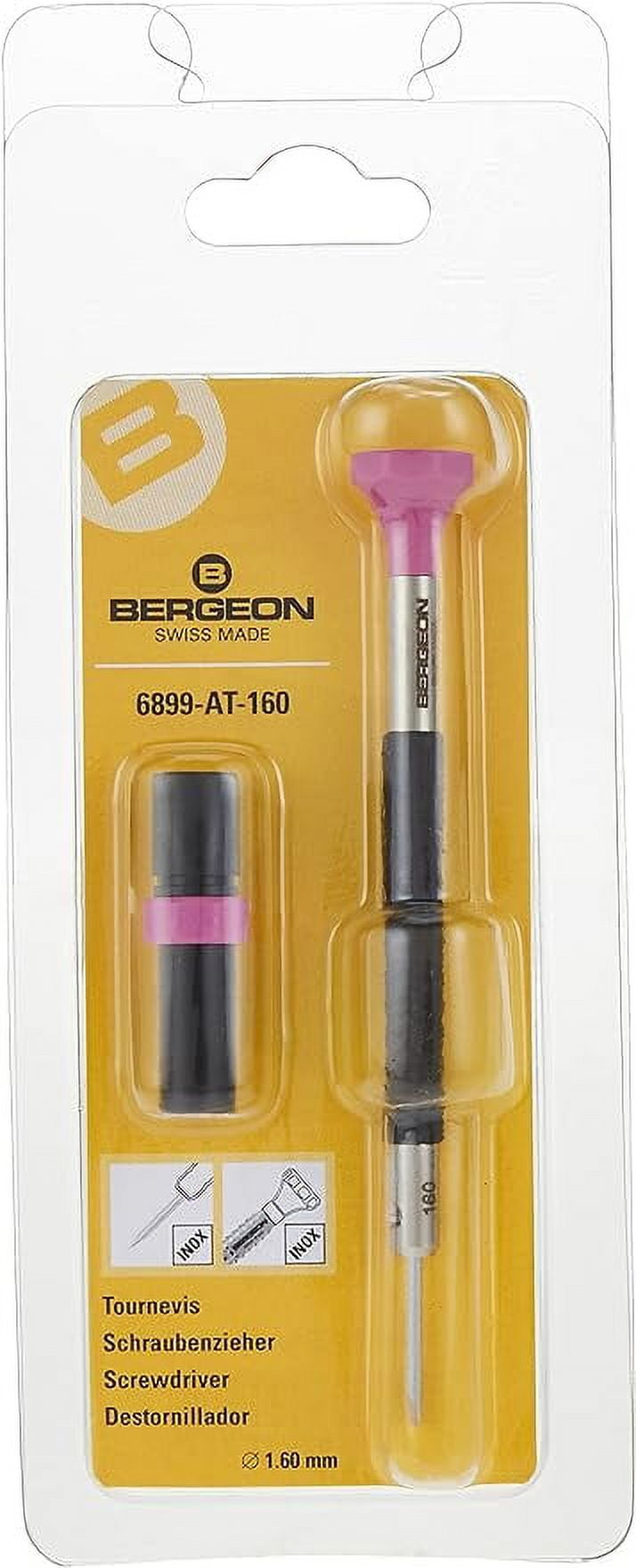 Bergeon 55-686 6899-AT-160 Stainless Steel Ergonomic 1.60mm Screwdriver ...