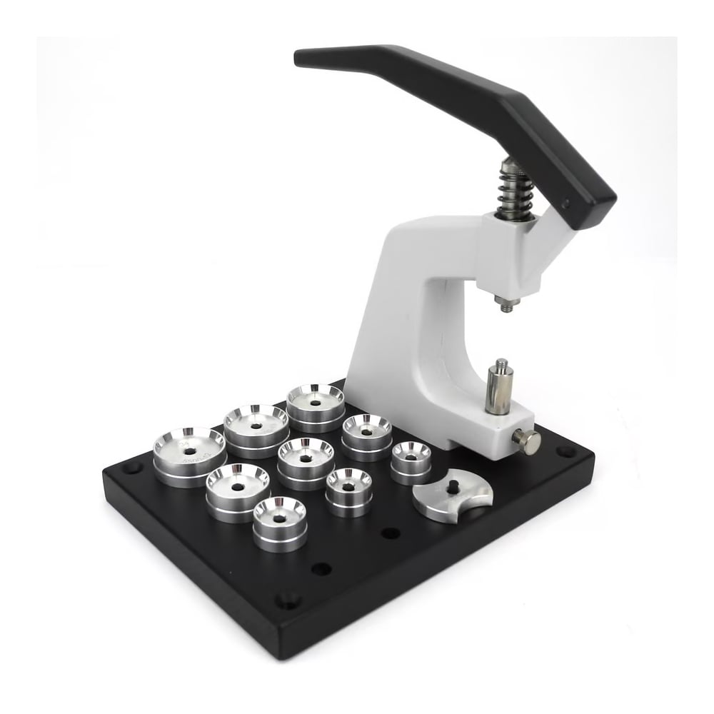 Bergeon 5500-C watch crystal press with 10 tapered dies - Walmart.com