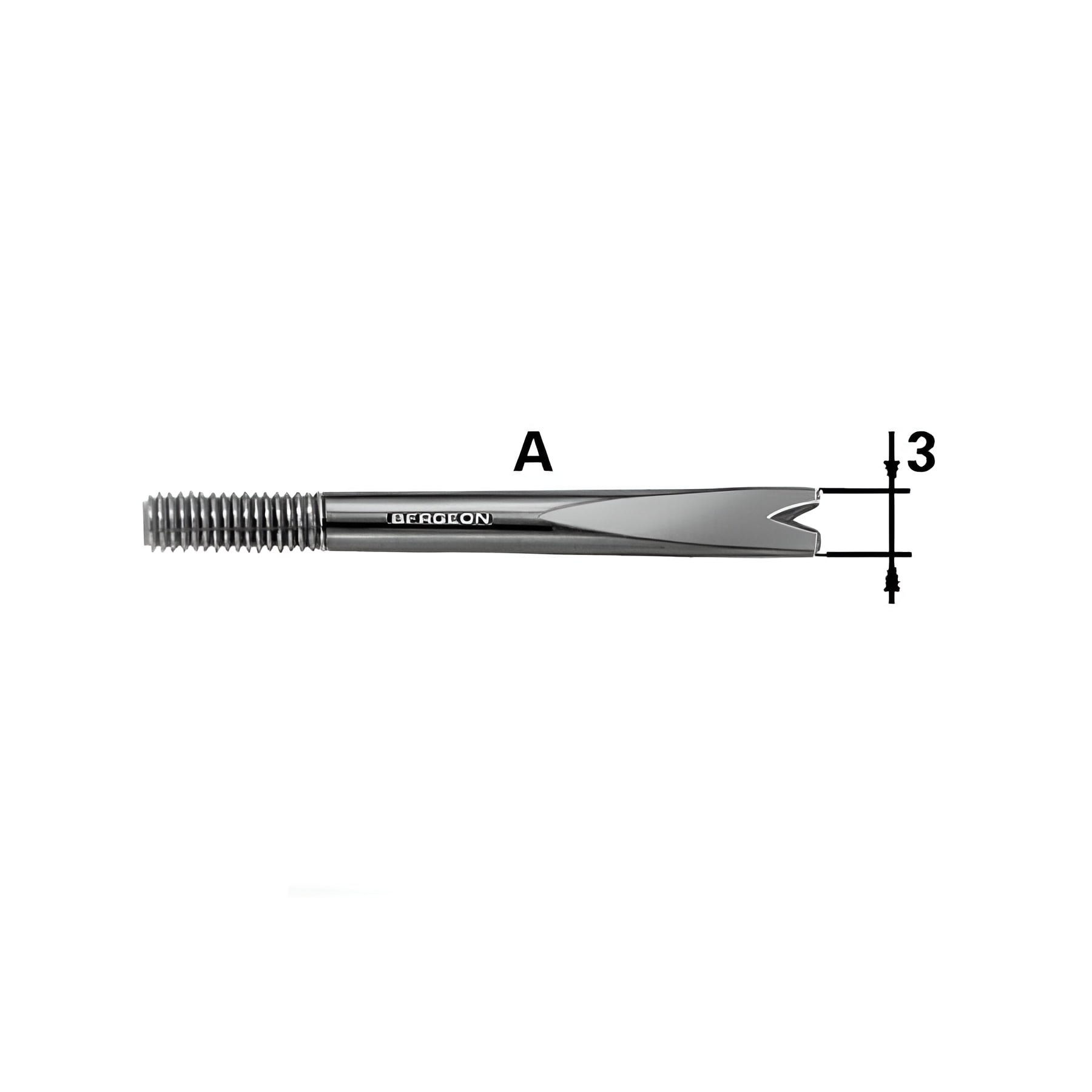Bergeon 6767-A replacement spare fork for spring bar tool 3.0mm ...