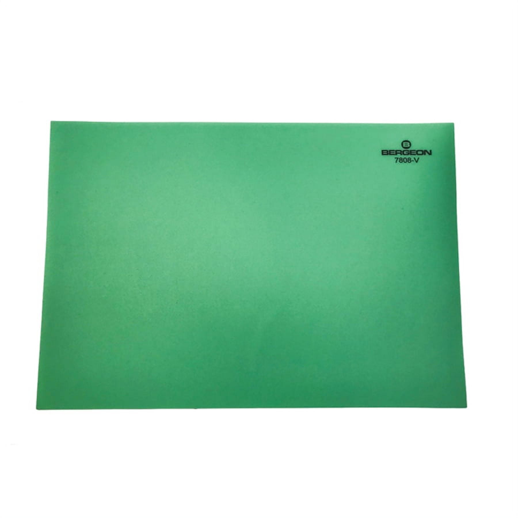 Bergeon 7808-V green mat watchmaker bench top, soft–anti-skid - Walmart.com
