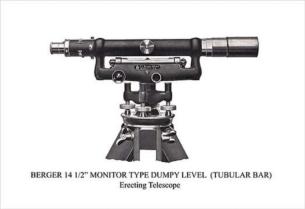 Berger 14 1/2" Monitor Type Dumpy Level (Tubular Bar) Fine art canvas ...