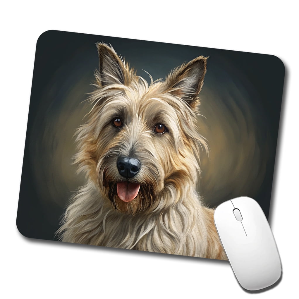 Berger Picard Dog Illustration Mouse Pad Low Profile Gaming Mat ...