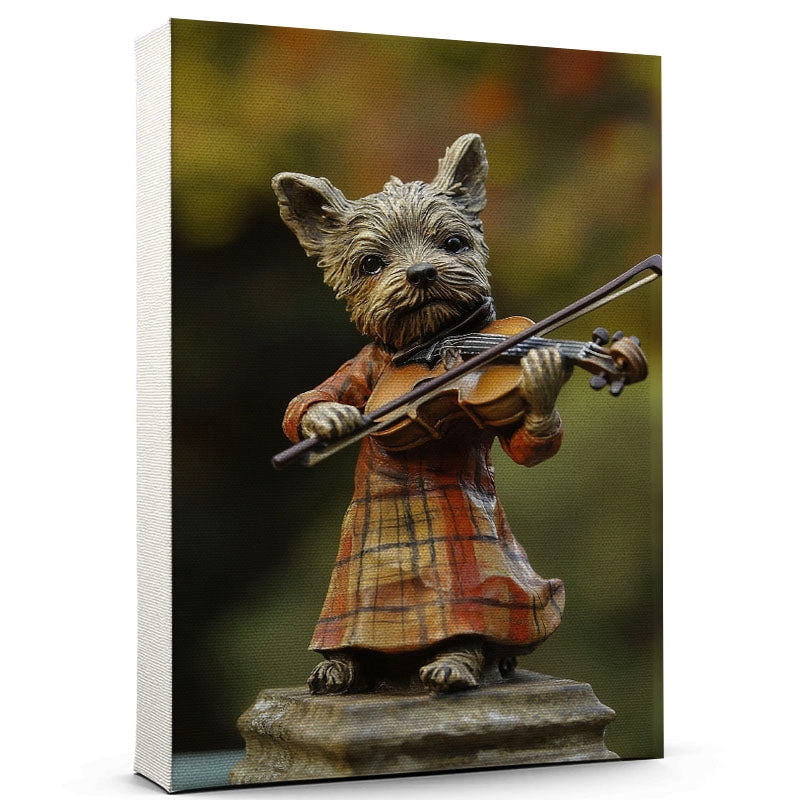 Berger Picard Dog Stretched Canvas Size 8x12 Violin Canvas – Cute ...
