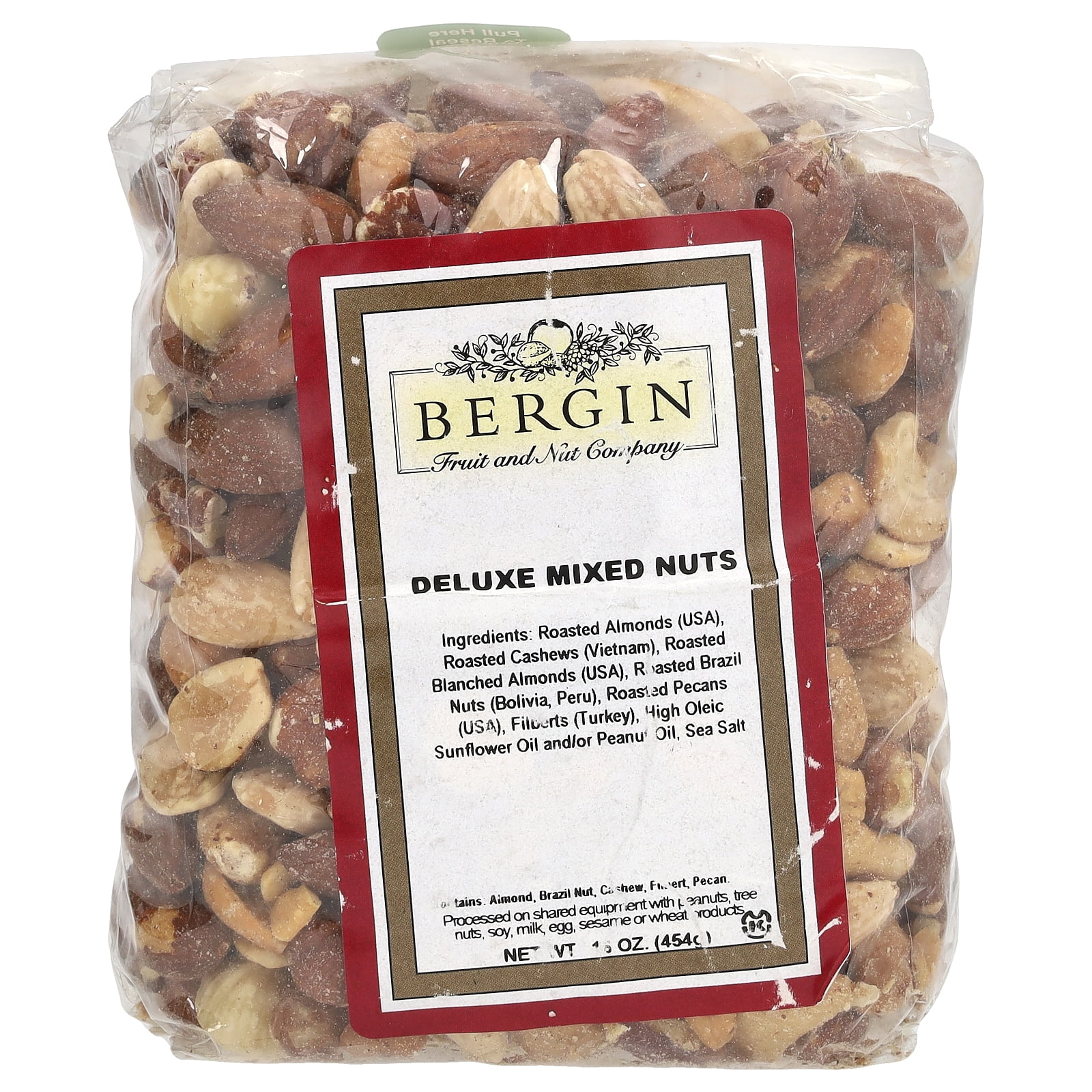 Bergin Fruit and Nut Company Deluxe Mixed Nuts, 16 oz (454 g) - Walmart.com