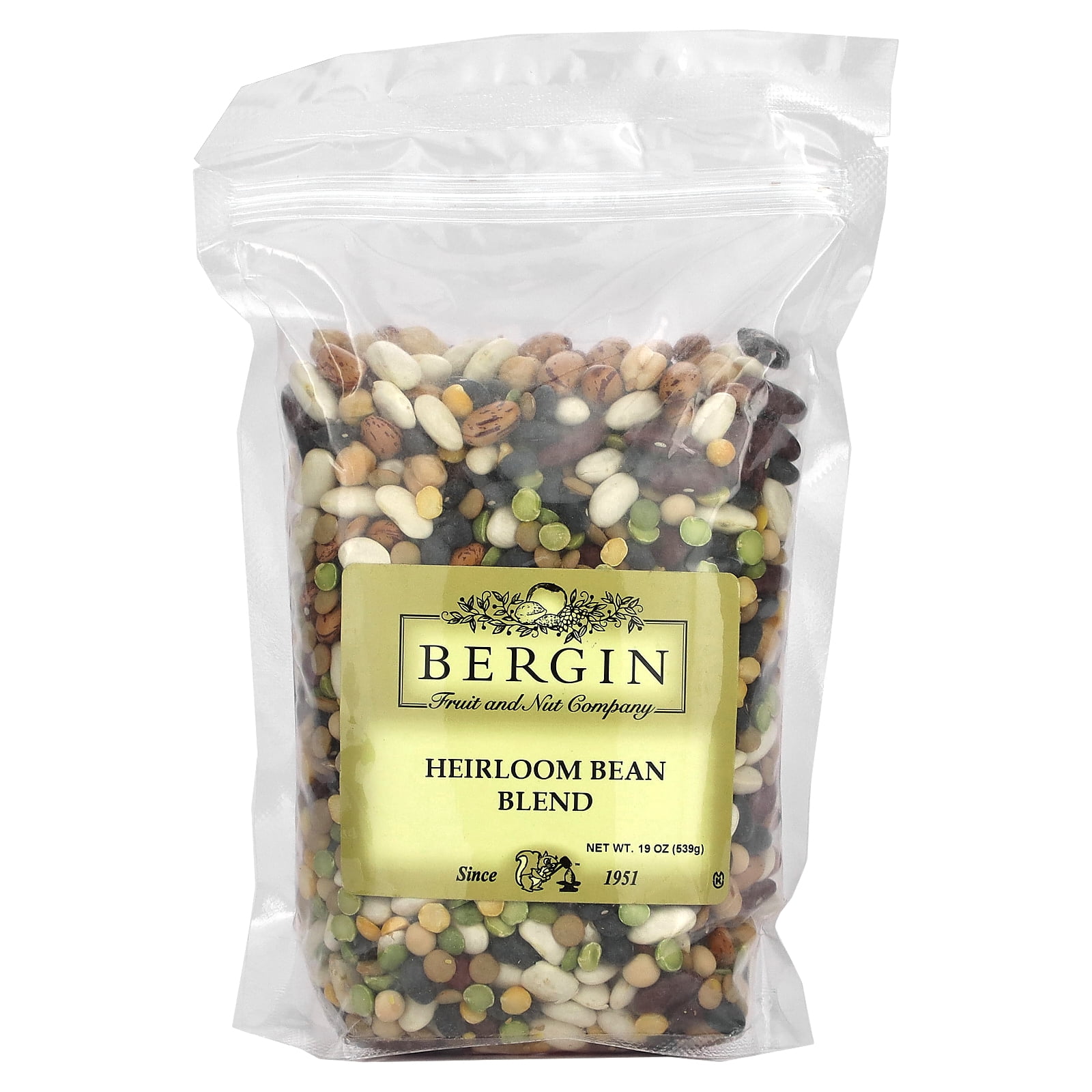 Bergin Fruit and Nut Company Heirloom Bean Blend, 19 oz (539 g ...