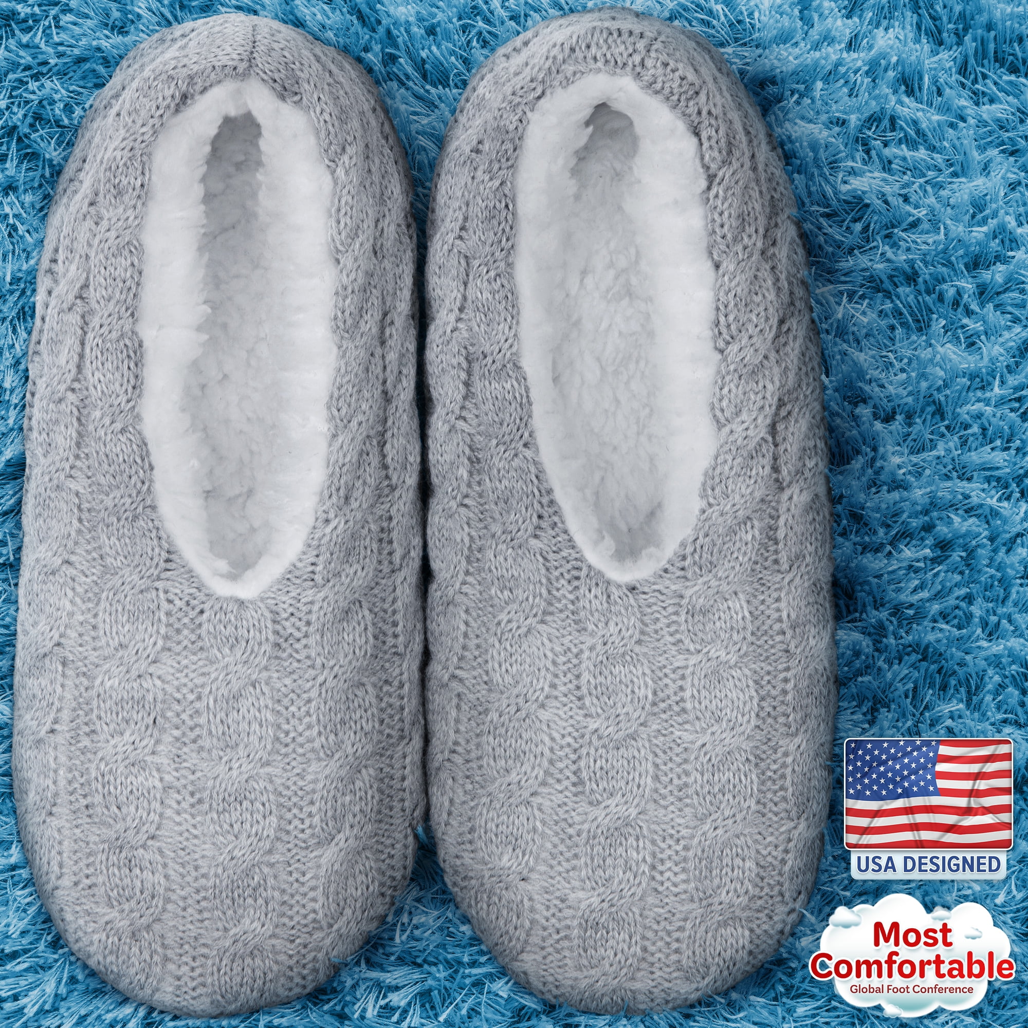 Bergman Kelly Fuzzy Slippers for Women, Super Soft Indoor Comfy & Cozy ...