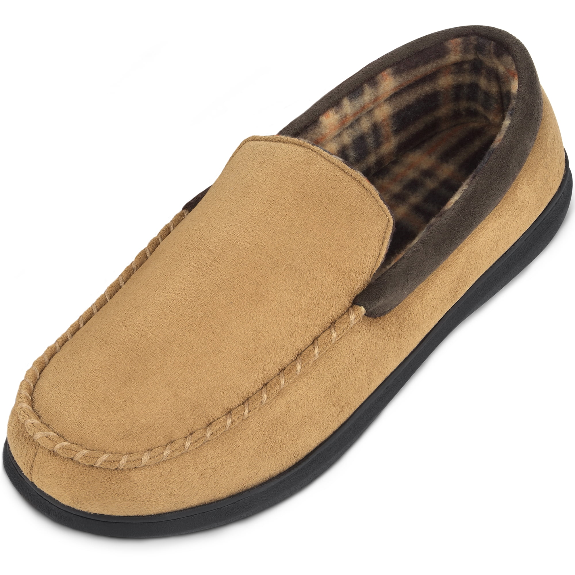 Bergman Kelly Men's Slip-On Indoor/Outdoor Memory Foam Loafer Slippers ...
