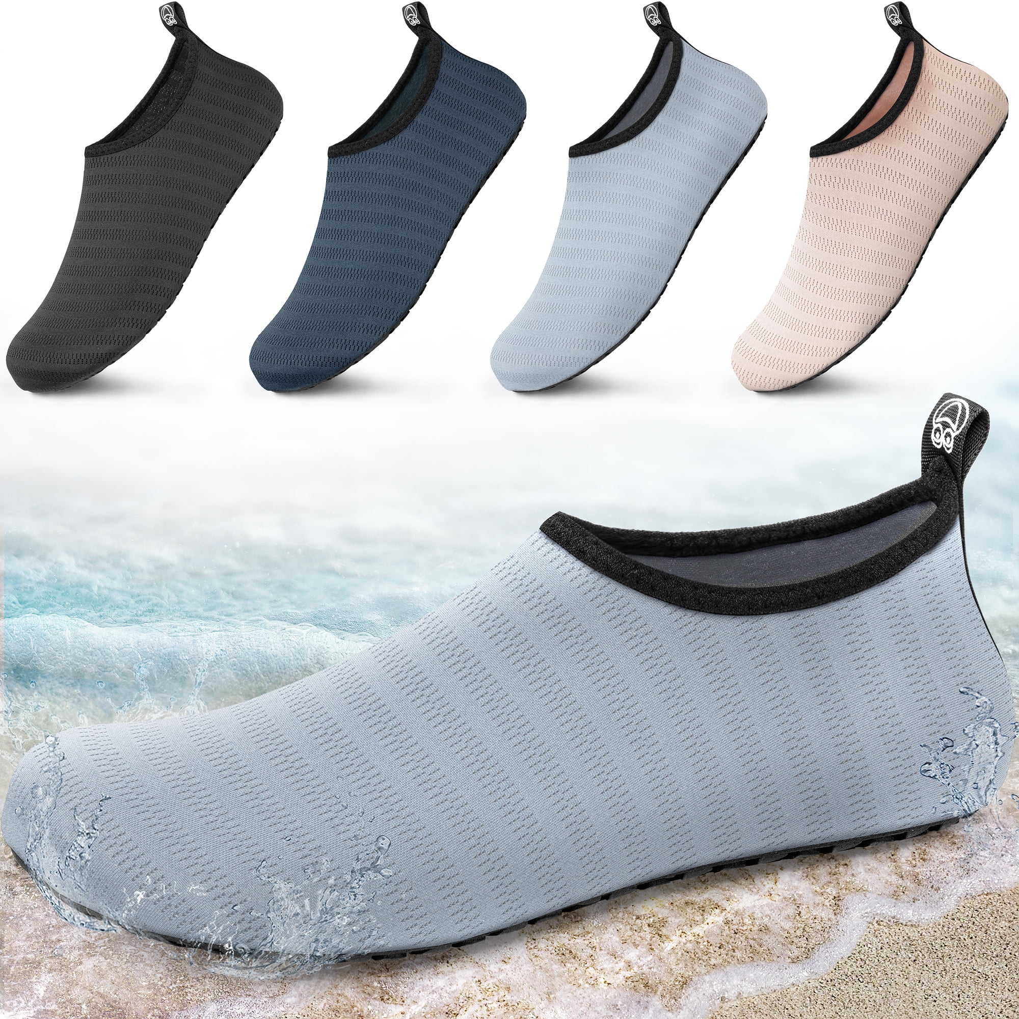 Bergman Kelly Non-Slip Swim Shoes for Men & Women, Adult Water Pool ...