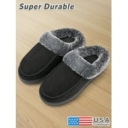 VONMAY Women's Comfy Fuzzy House Slipper Scuff Memory Foam Slip on Warm ...
