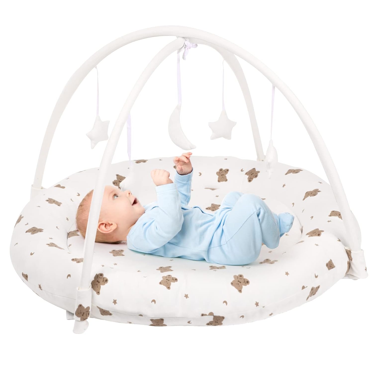 Beright Baby Gym, Baby Play Gym with Movable and Detachable Hoops, Baby ...